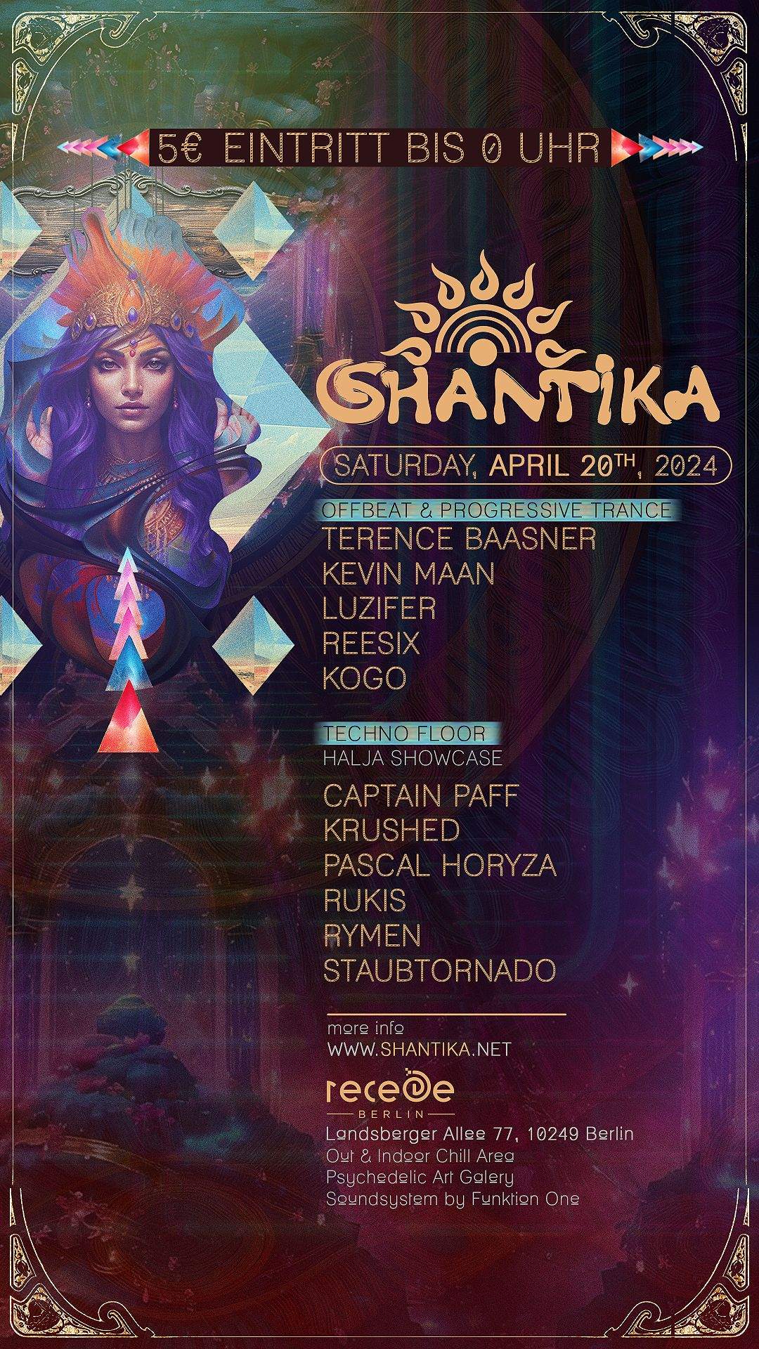 Shantika - Progressive Trance x Techno at TBA - recede Berlin , Berlin