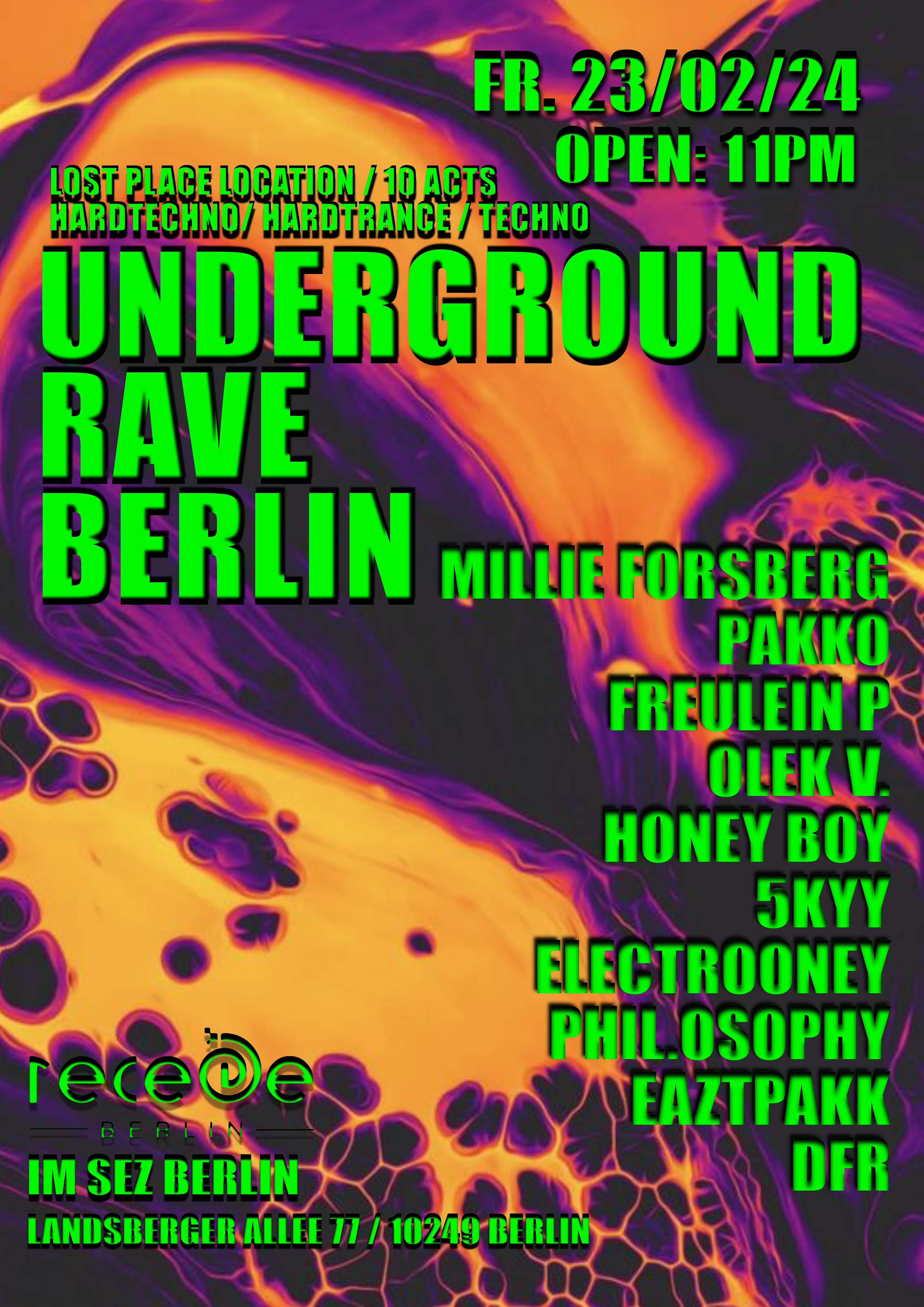 UNDERGROUND RAVE BERLIN - LOST PLACE LOCATION - HARDTECHNO - HARDTRANCE ...