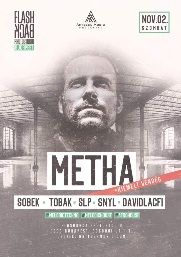 Artessa Pres. Melodic Techno W/ Sobek, Metha at Flashback Photo Studio ...