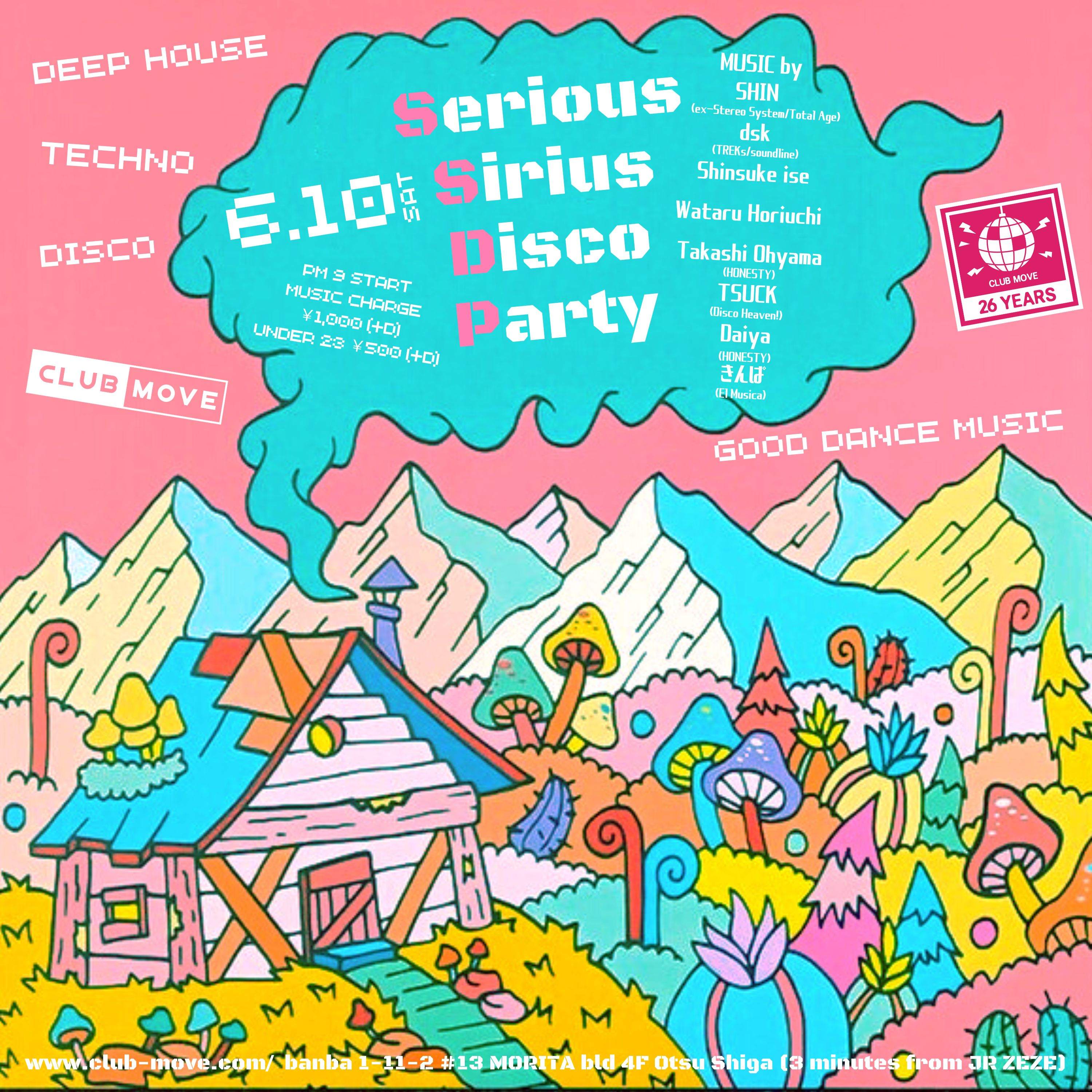 Serious Sirius Disco Party at Club Move, Kansai