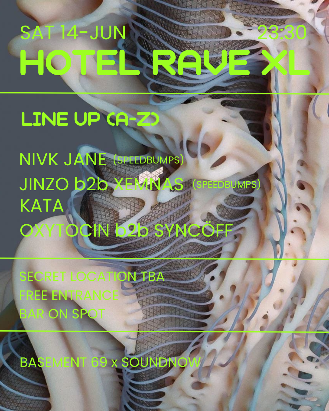 HOTEL RAVE XL at TBA - Secret Location, Athens