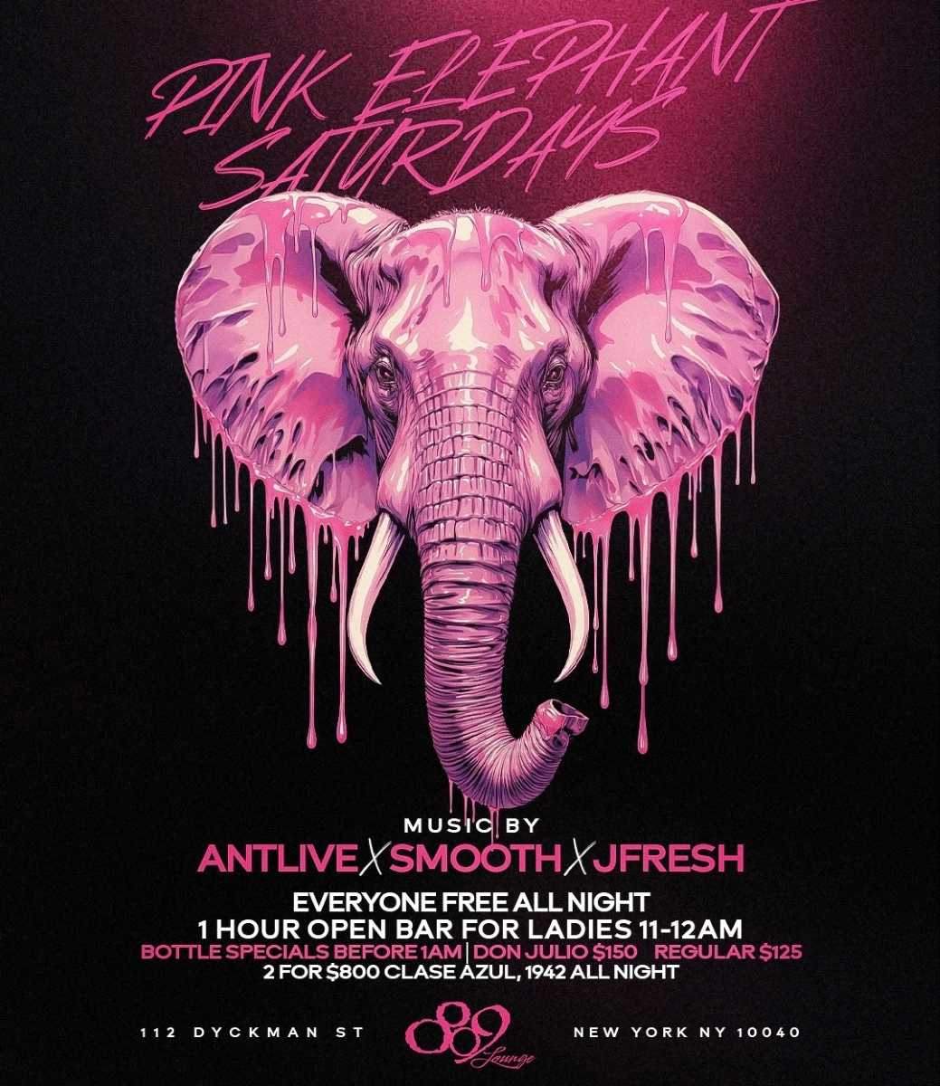 809 Lounge Saturdays & Pink Elephant Saturdays - Uptown NYC Nightlife ...
