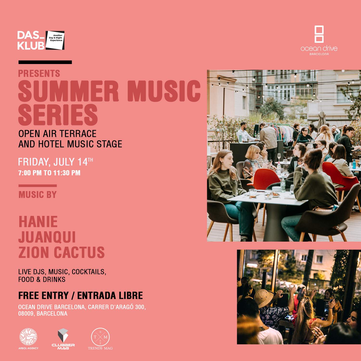 GRAND OPENING SUMMER MUSIC SERIES - Open Air Terrace and Hotel Music ...