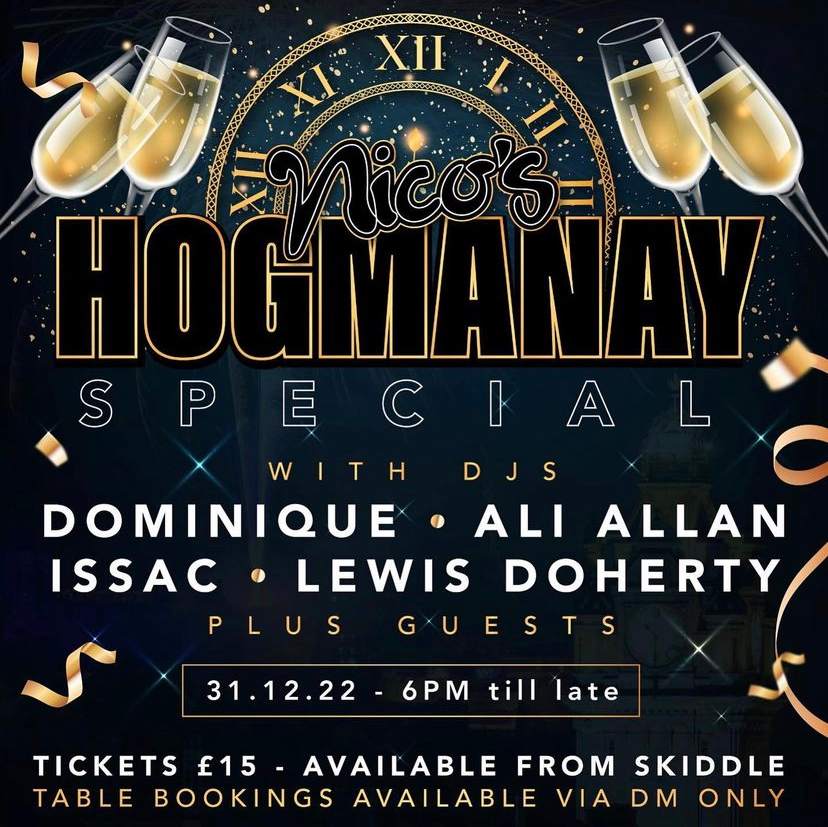 Nico's Hogmanay bei Nico's Bar, Glasgow