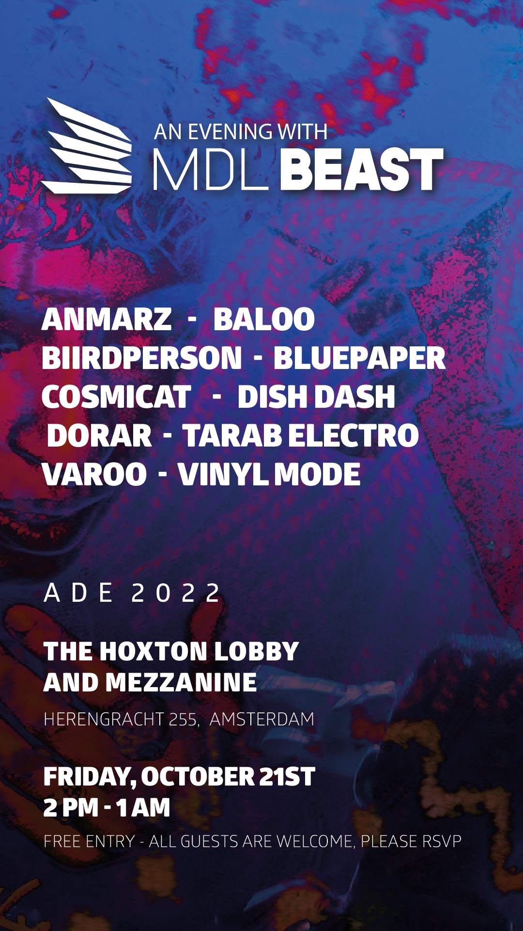 An Evening with MDLBEAST at The Hoxton, Amsterdam