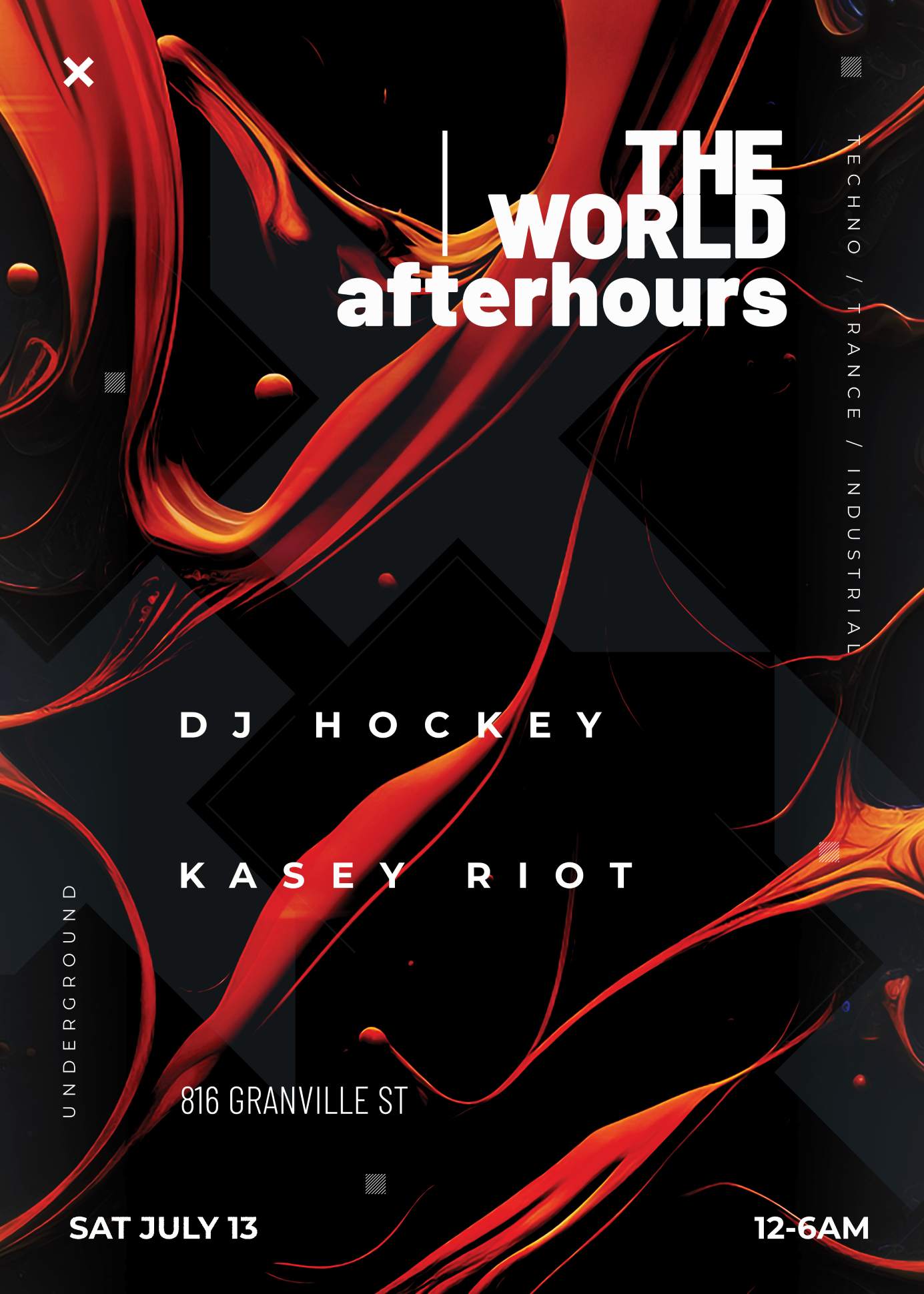 The World Afterhours feat. DJ Hockey & Kasey Riot at The World, Vancouver