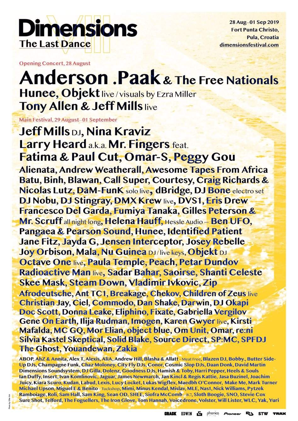 Dimensions Festival 2019 at Fort Punta Christo, Kroatië