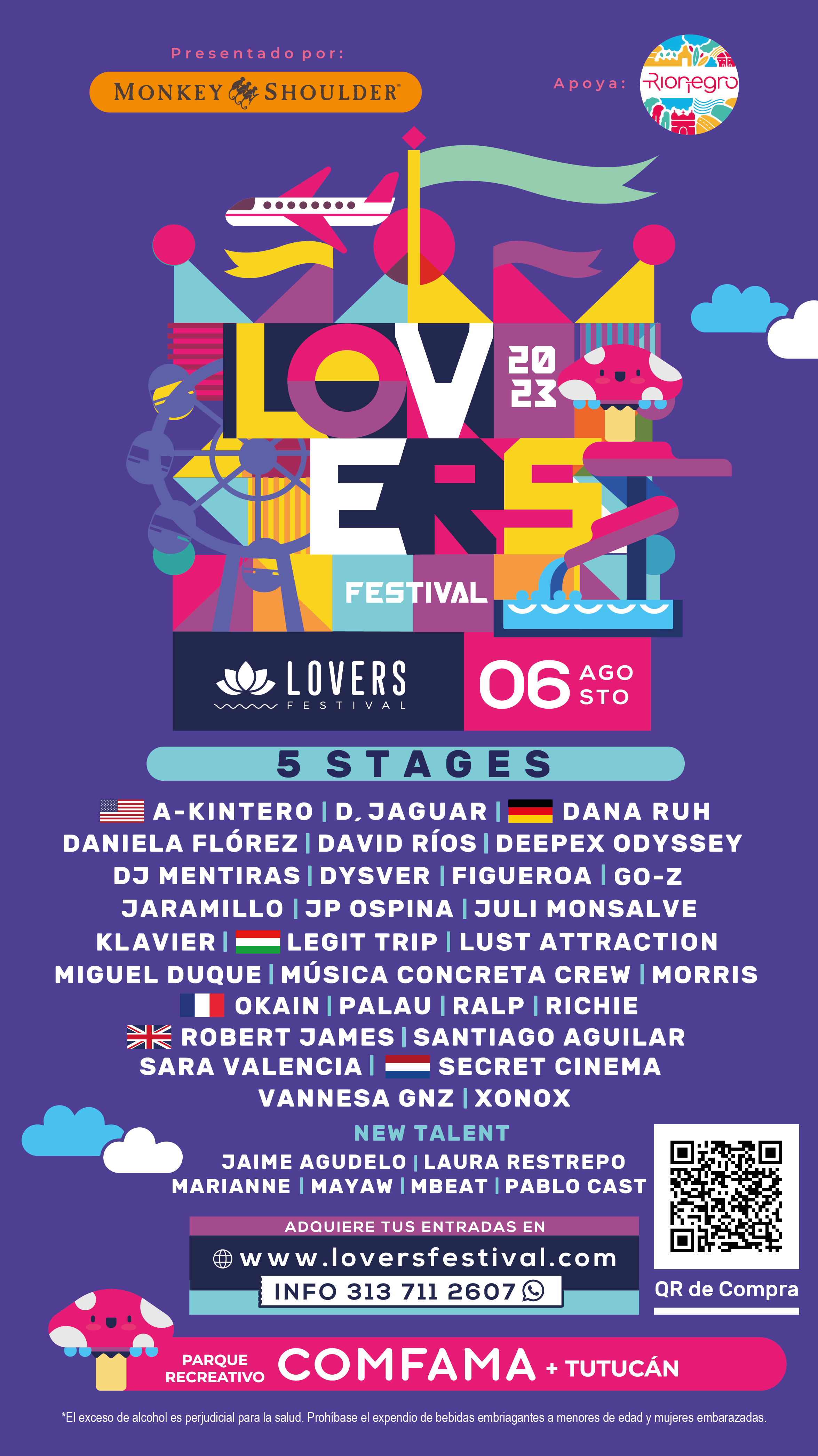 LOVERS FESTIVAL 2023 at TBA - PARQUE COMFAMA-TUTUCÁN, RIONEGRO, Medellin