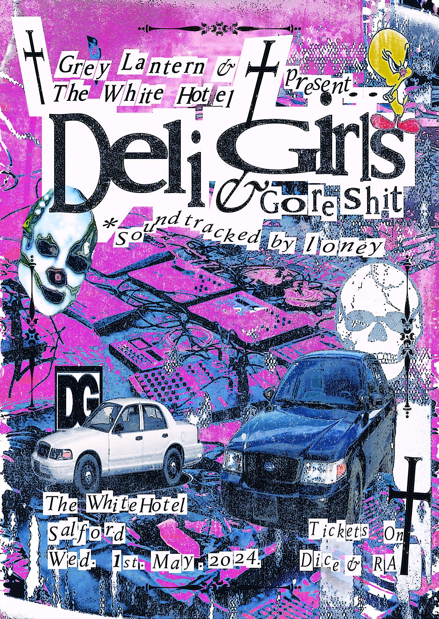 Grey Lantern & The White Hotel {presents} Deli Girls / Goreshit ...