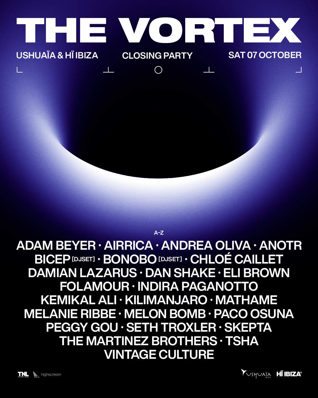 The Vortex - Ushuaïa & Hï Ibiza Closing Party at Hï Ibiza, Ibiza