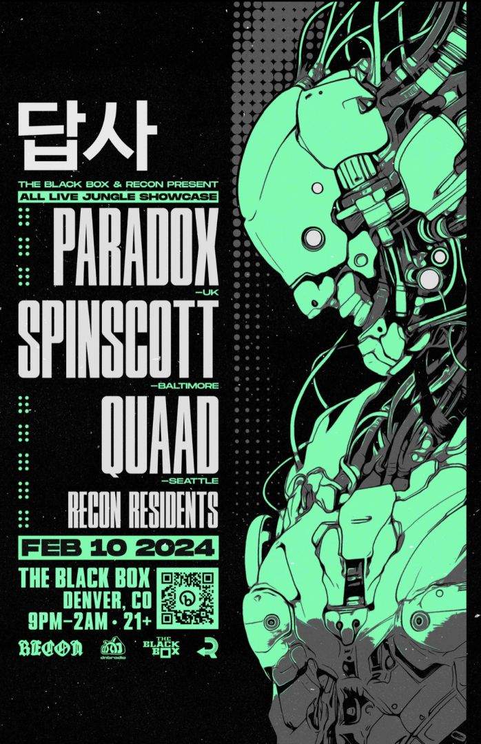 The Black Box & Recon DNB presents: Live Jungle Showcase at The Black ...
