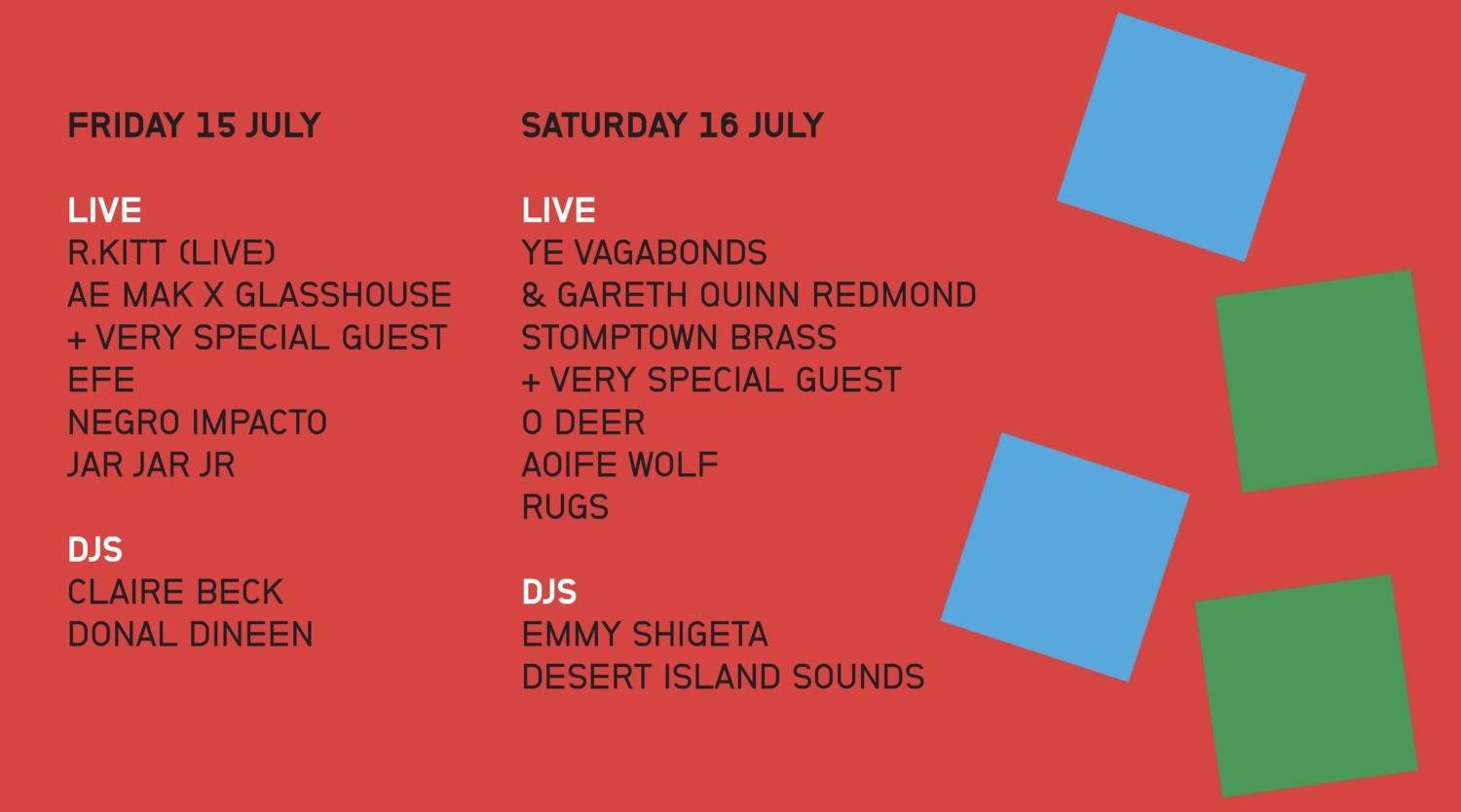 Continuous Patterns - IMMA Summer Party DAY 1 at Irish Museum of Modern ...