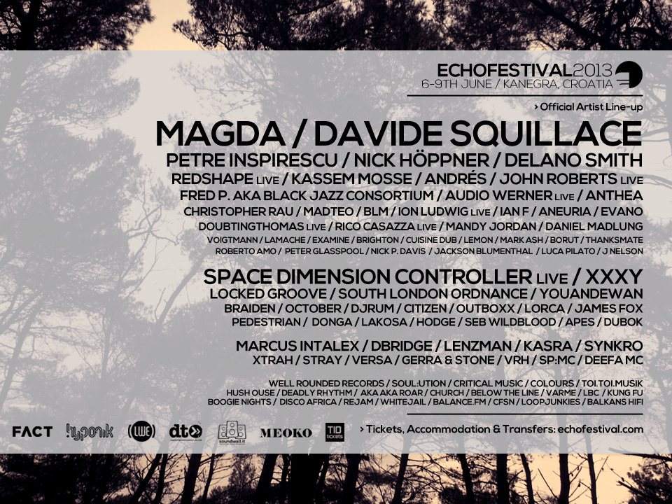 Echo Festival 2013 - Magda, Davide Squillace, Petre Inspirescu, Delano ...