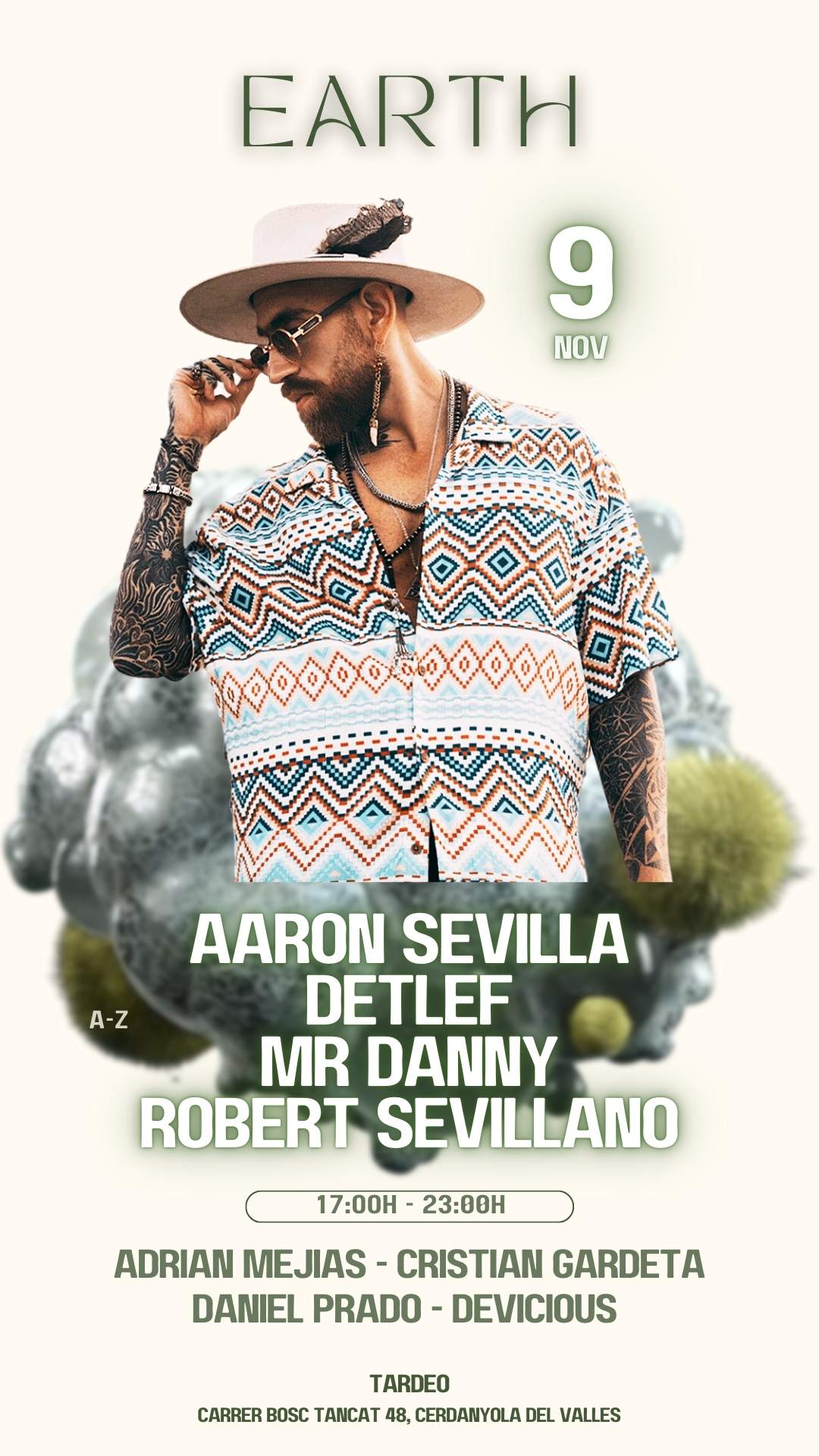 [12h non stop] EARTH pres: AARON SEVILLA, Detlef & More - 2 rooms at ...