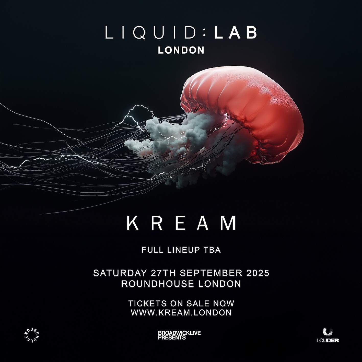 KREAM presents LIQUID:LAB at The Roundhouse, London