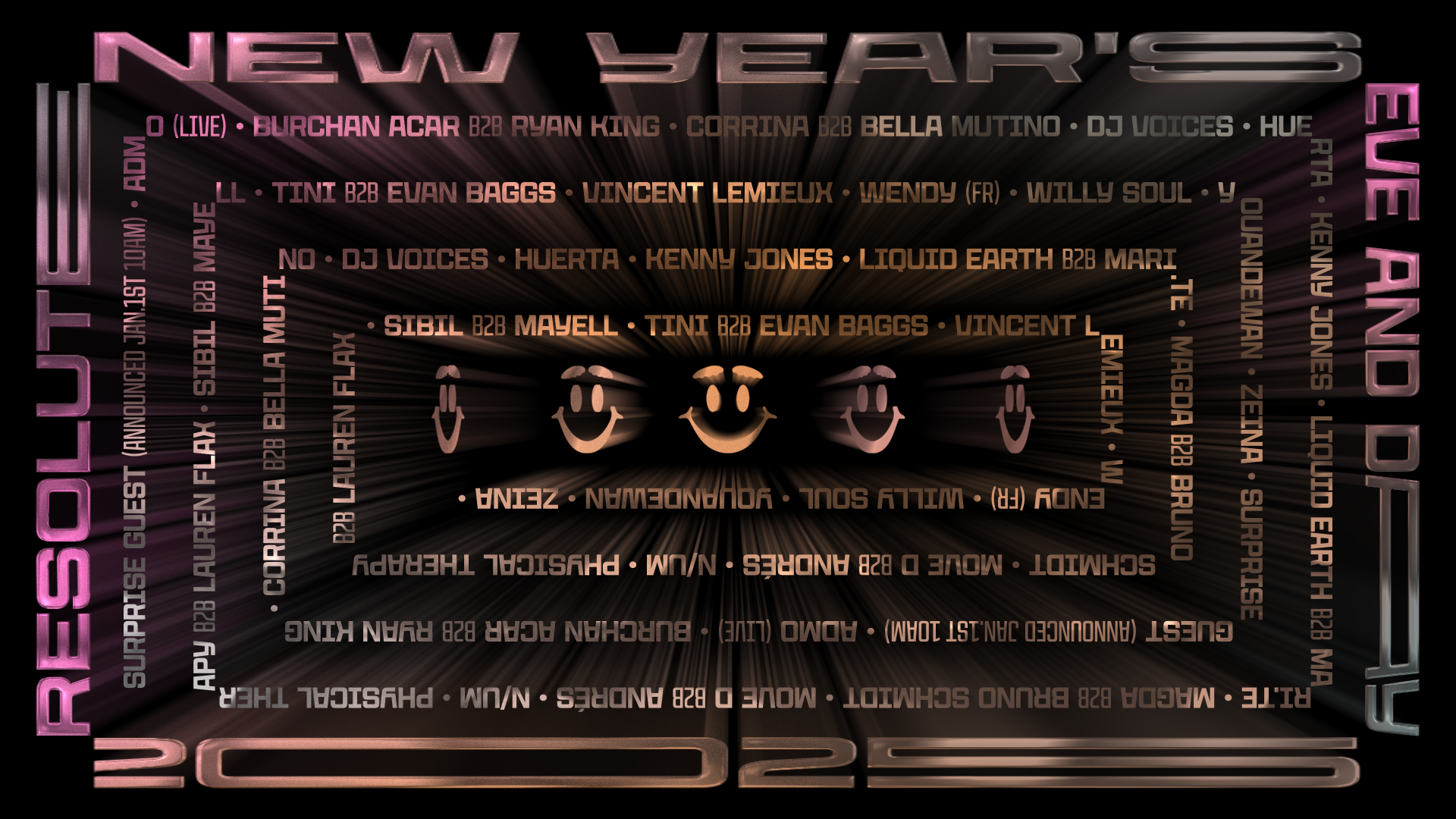 ReSolute New Year's Eve and Day Extravaganza at H0L0, New York City