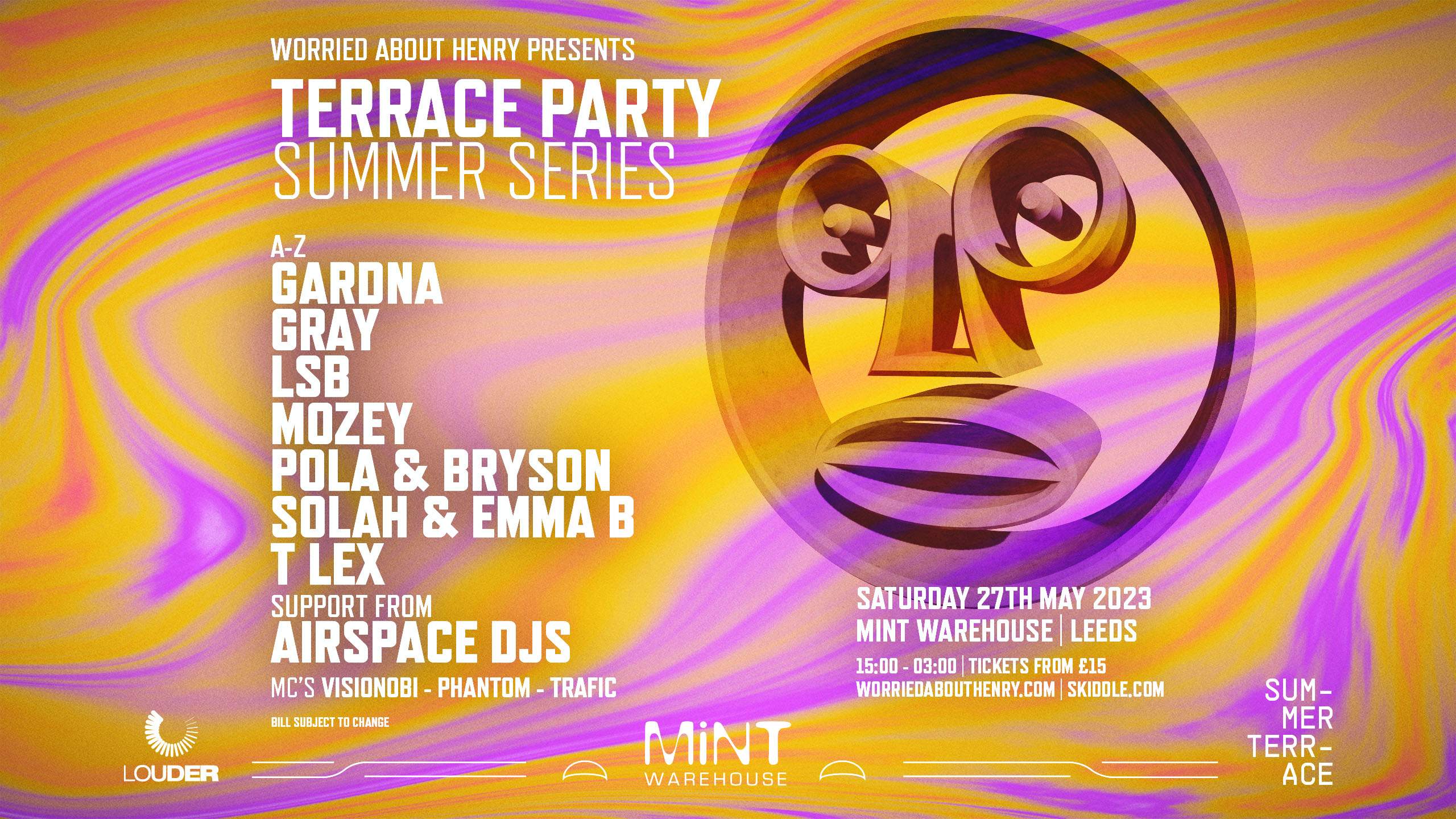 Worried About Henry presents: Terrace Party Summer Series at Mint ...