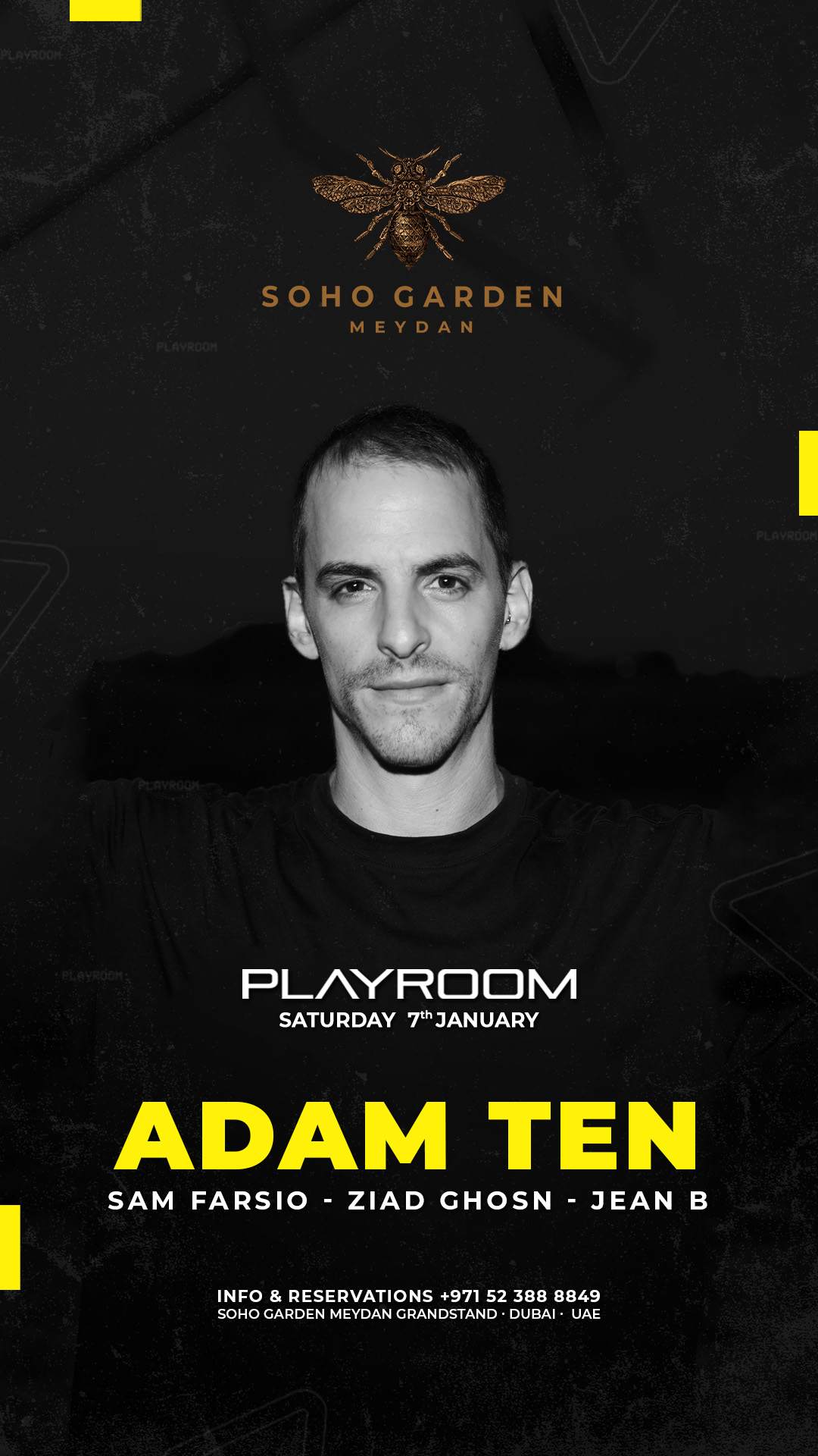 Adam Ten at Soho Garden DXB, Dubai