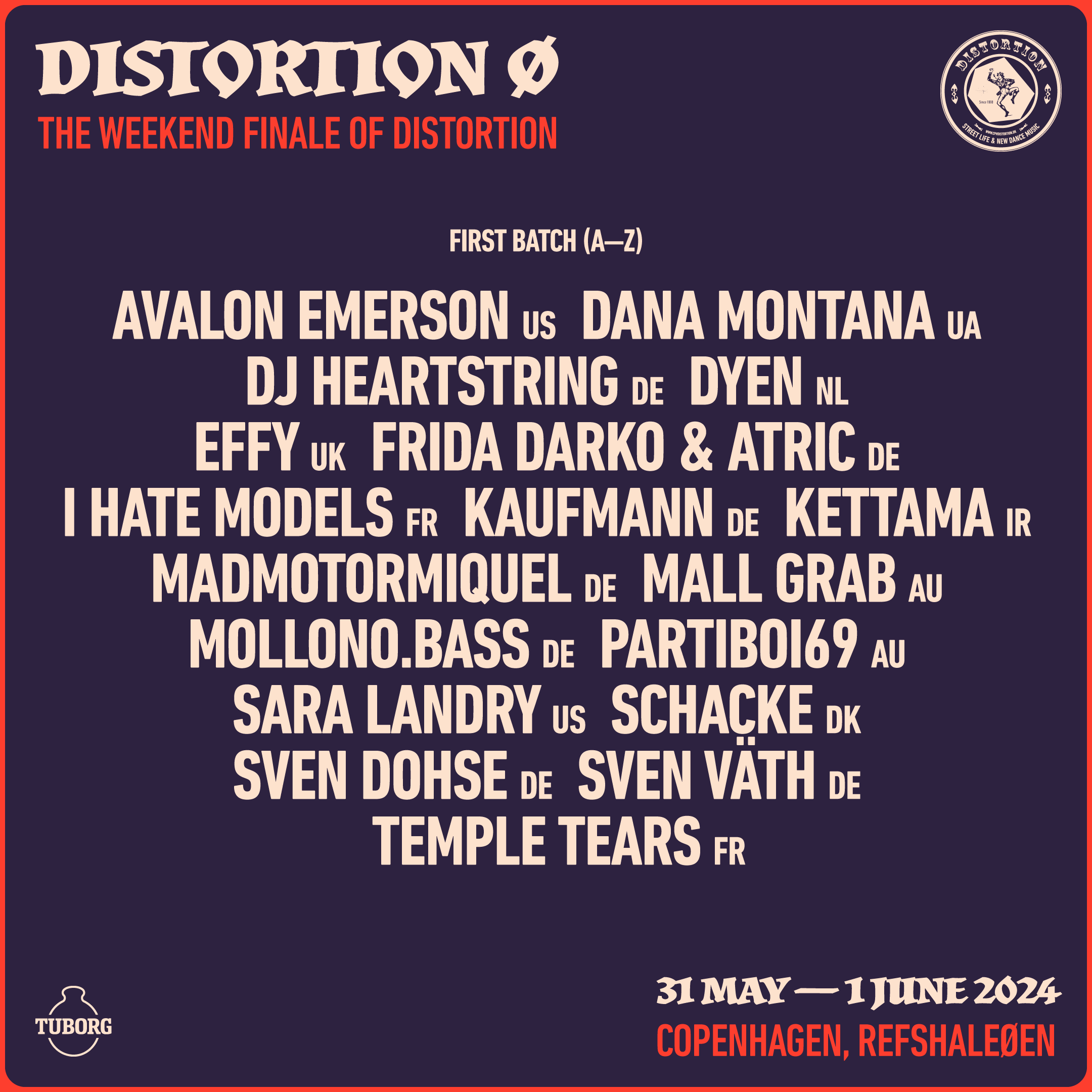 Distortion 2024 at TBA - All over Copenhagen, Copenhagen · Tickets