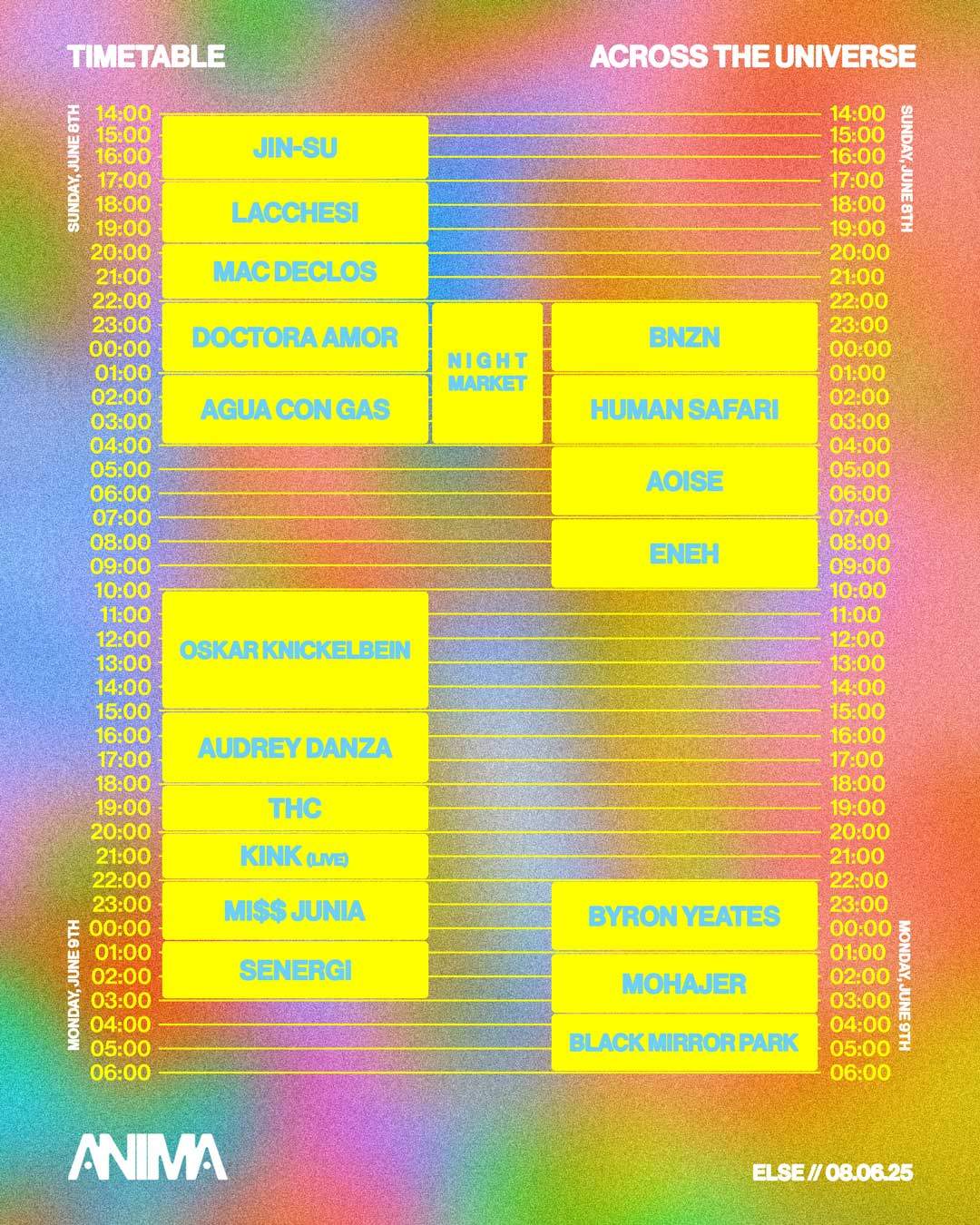 ANIMA: Across the Universe (40 Hours) at Else, Berlin