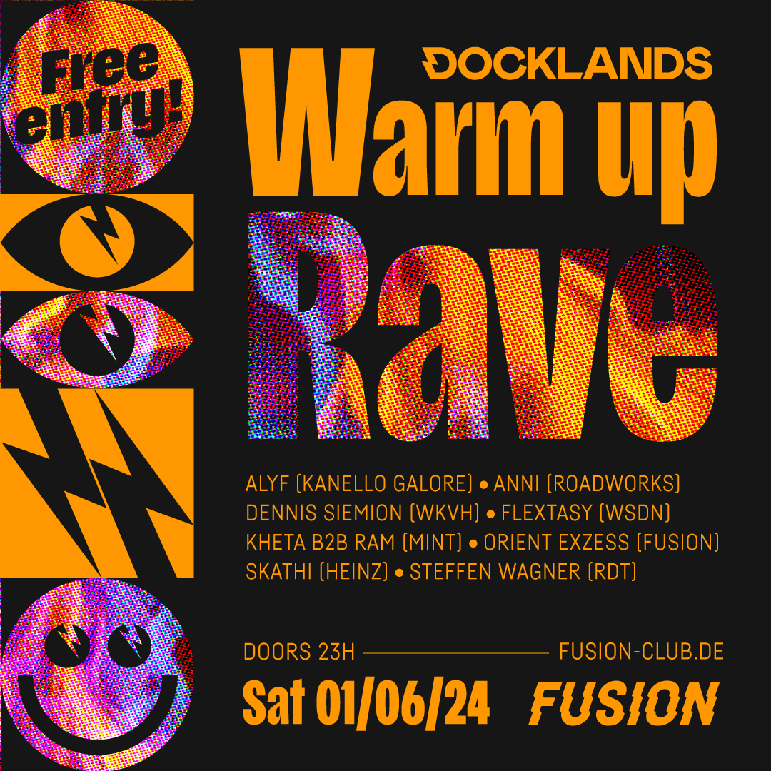 DOCKLANDS WARM UP RAVE at Fusion Club, Munster
