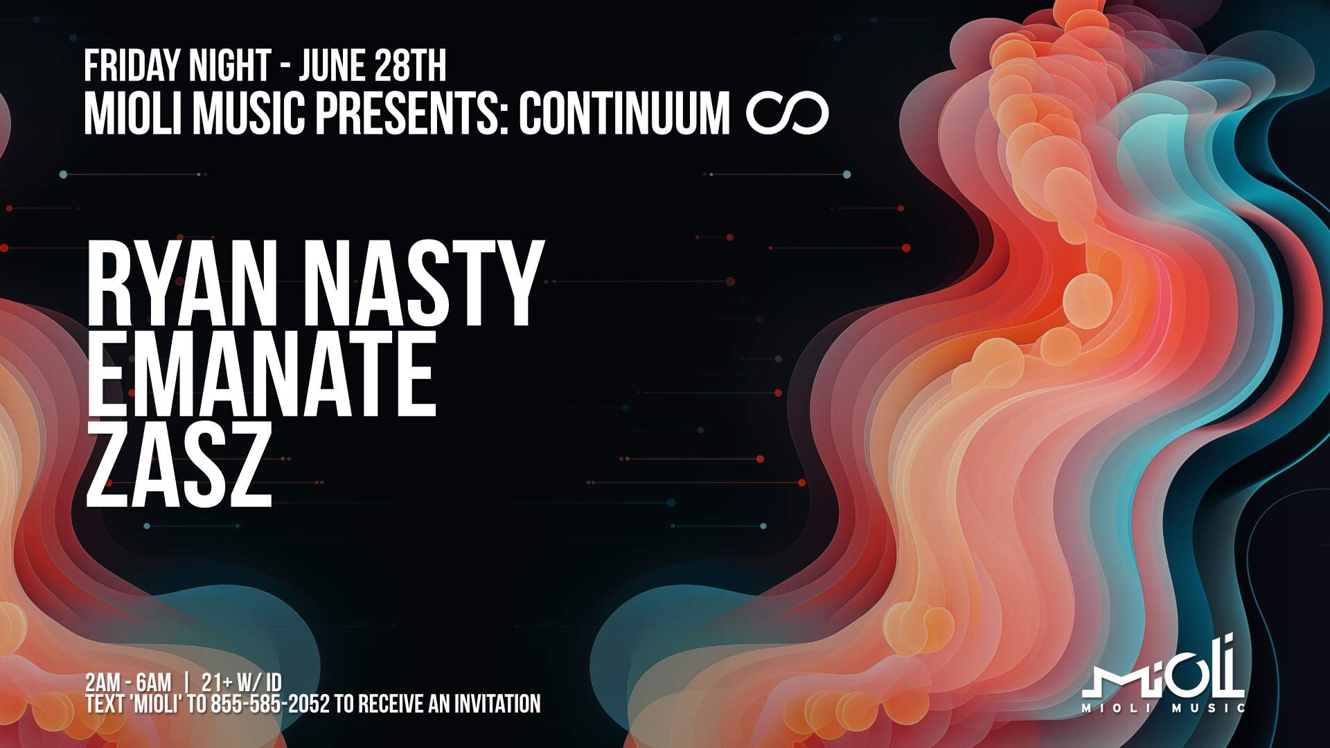 Mioli Music presents: Continuum at TBA - San Francisco, San Francisco ...