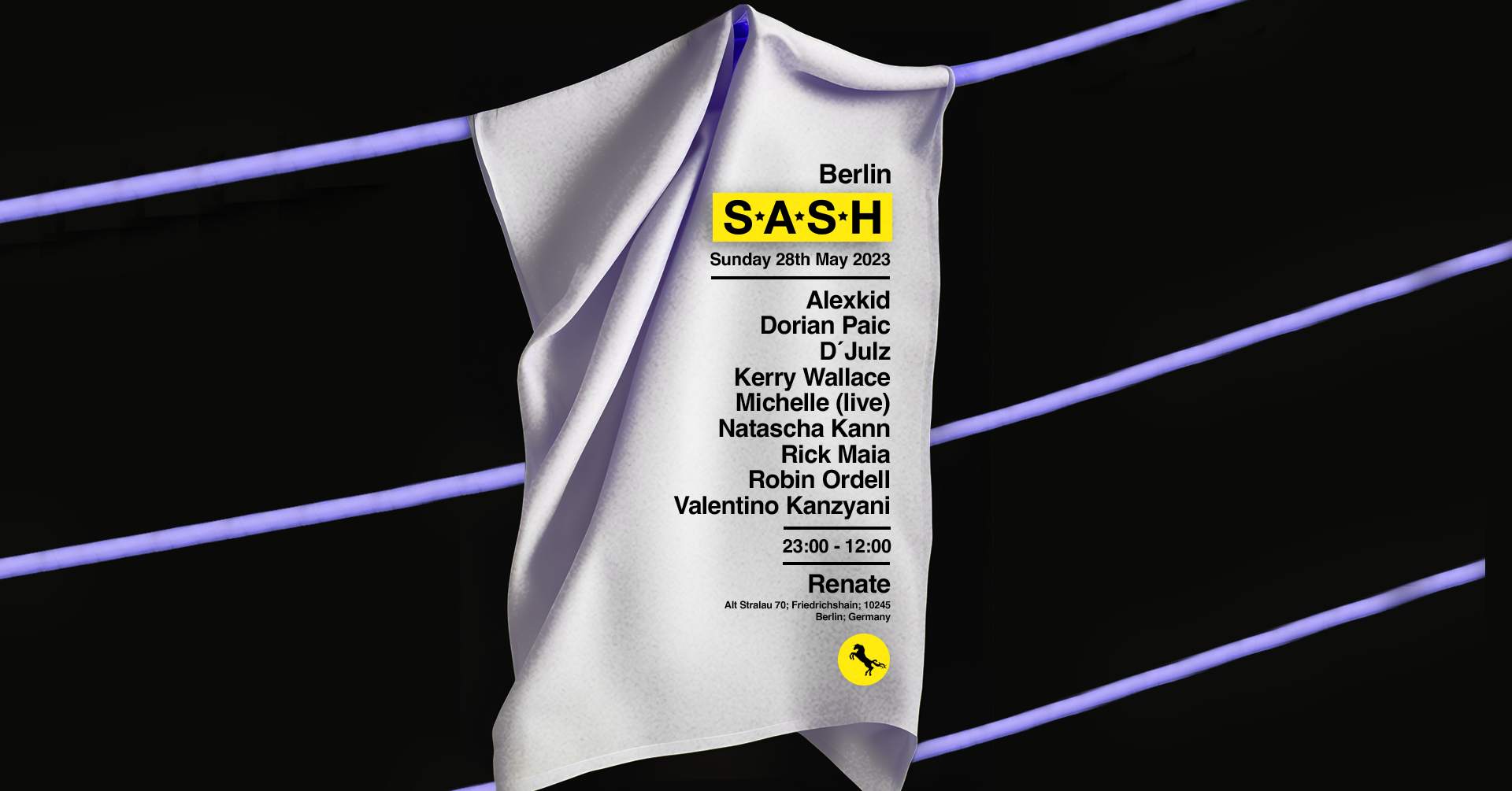 S.A.S.H Berlin ★ Sunday 28th May ★ Renate ★ at Renate, Berlin