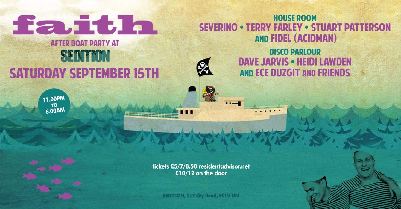 Faith X The Date Boat Party en Boat - Mv Royalty, London