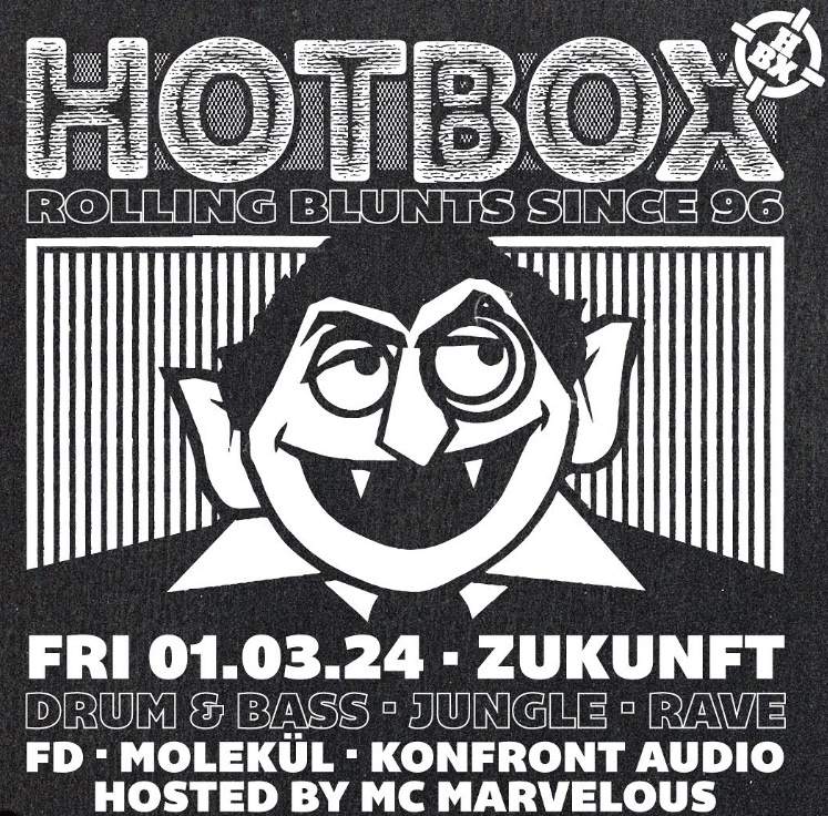 HOTBOX: FD (The North Quarter, UK), molekühl, Konfront Audio, MC ...