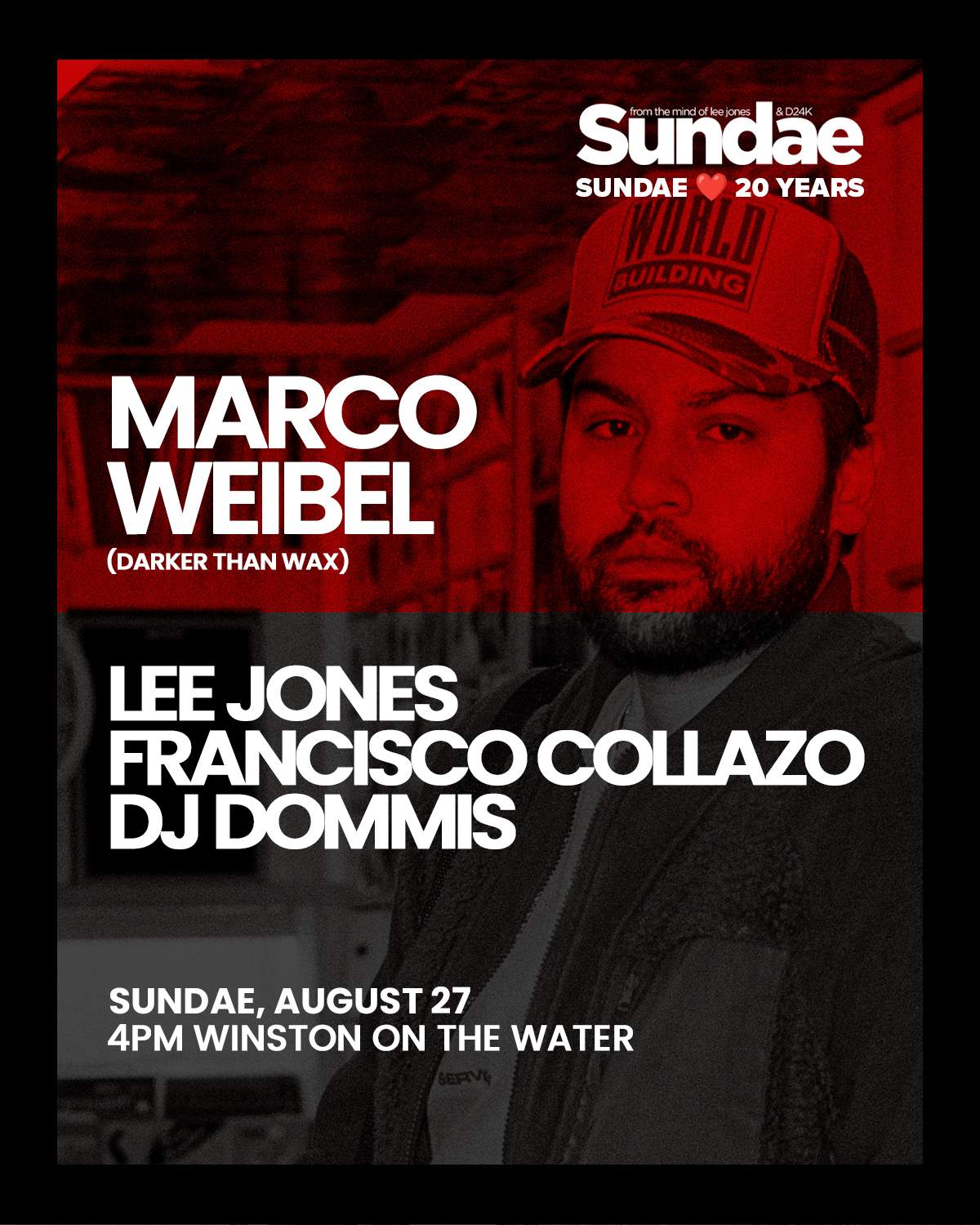 Sundae with Marco Weibel & DJ Dommis en Winston On The Water, Philadelphia