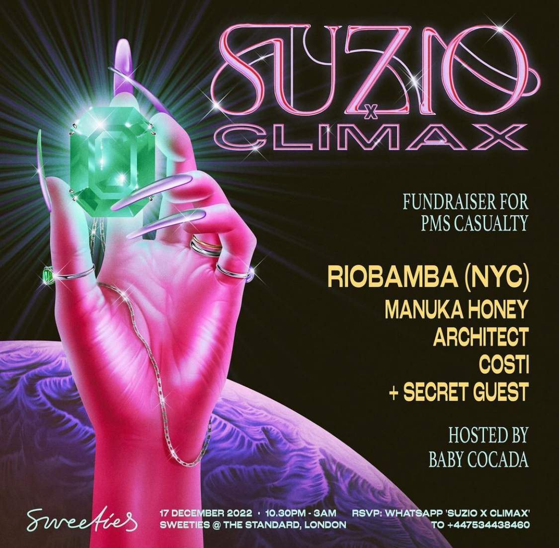 SUZIO x CLIMAX at The Standard, London, London