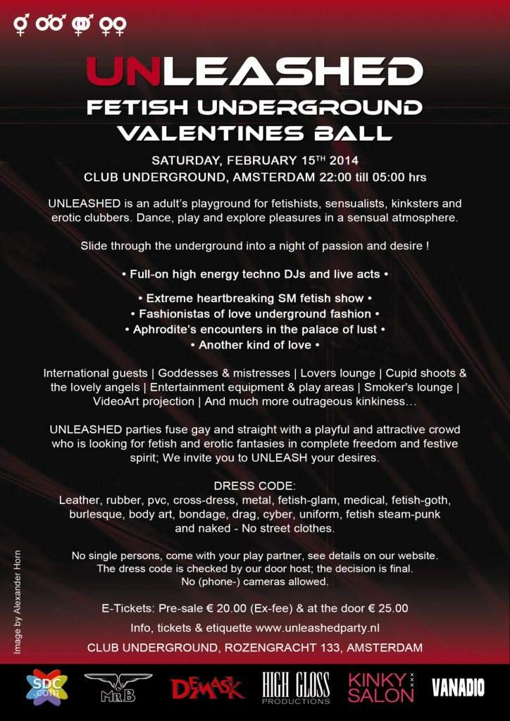 Unleashed Fetish Underground en Club Underground, Ámsterdam