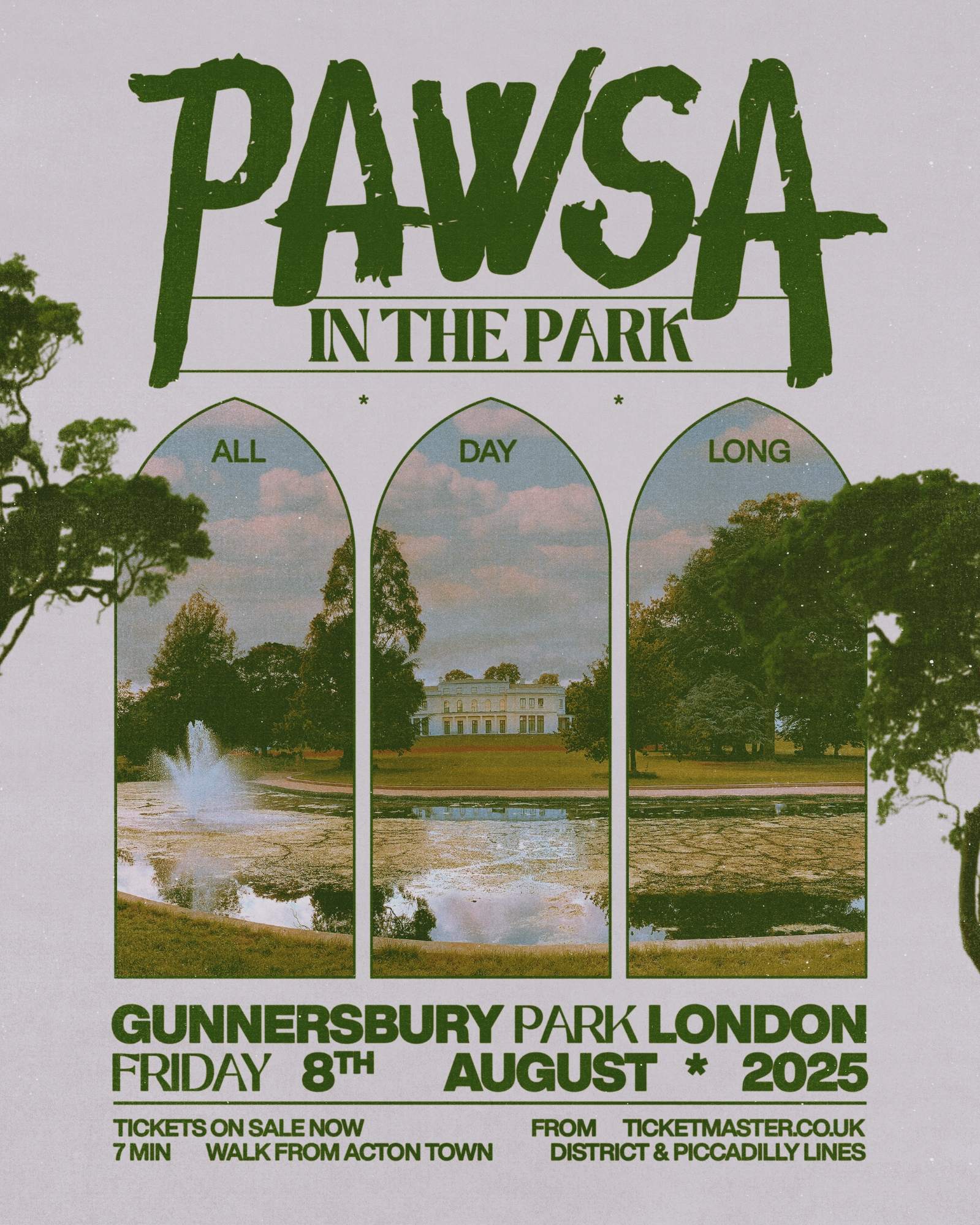 PAWSA IN THE PARK - All Day Long at Gunnersbury Park, London