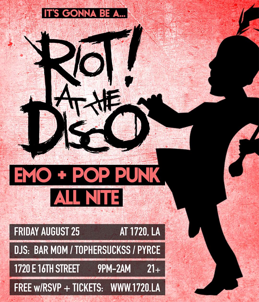 Riot! At The Disco - Emo + Pop Punk at 1720, Los Angeles