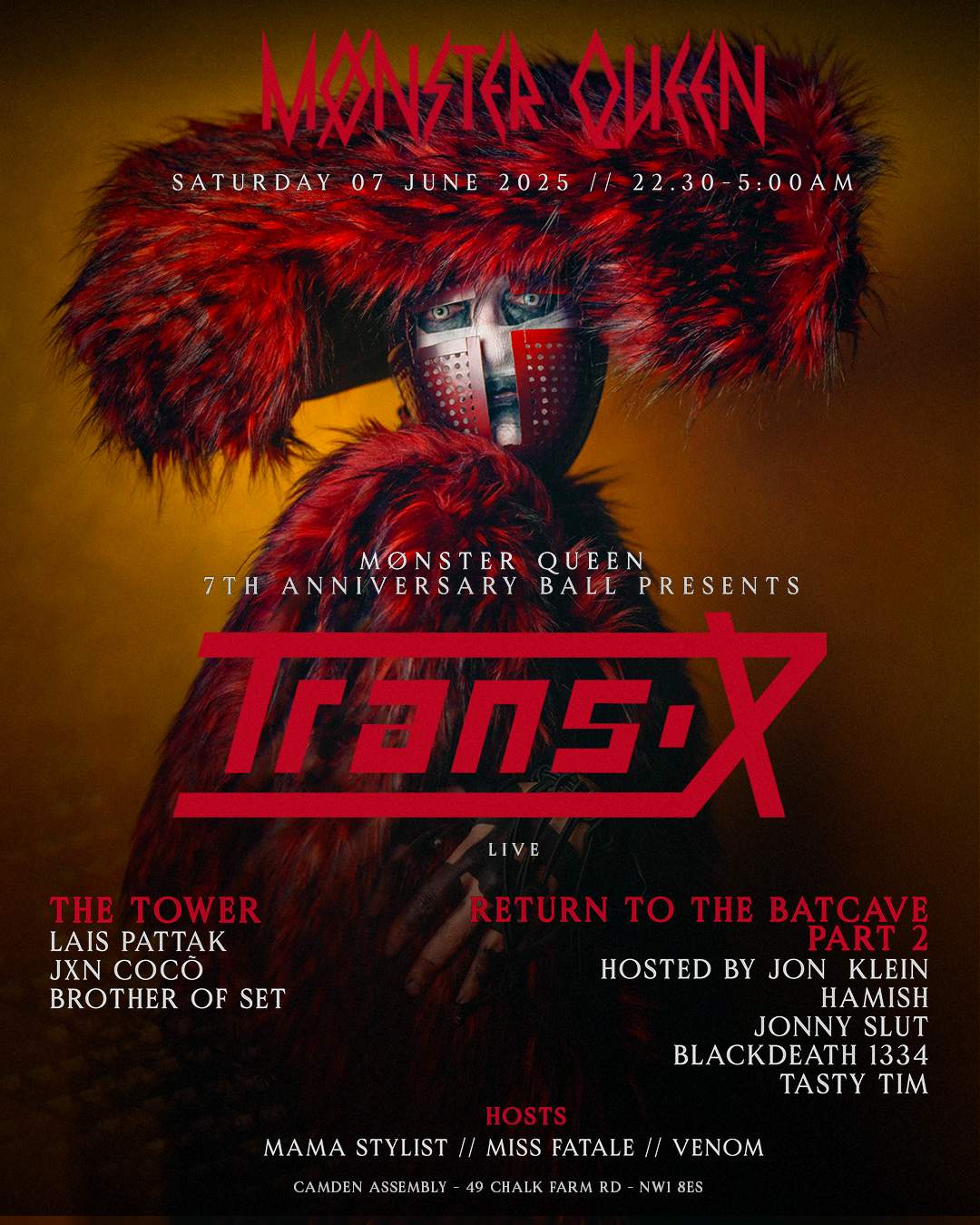 Mønster Queen 7TH ANNIVERSARY BALL PRESENTS: RETURN TO THE BATCAVE PT2 ...