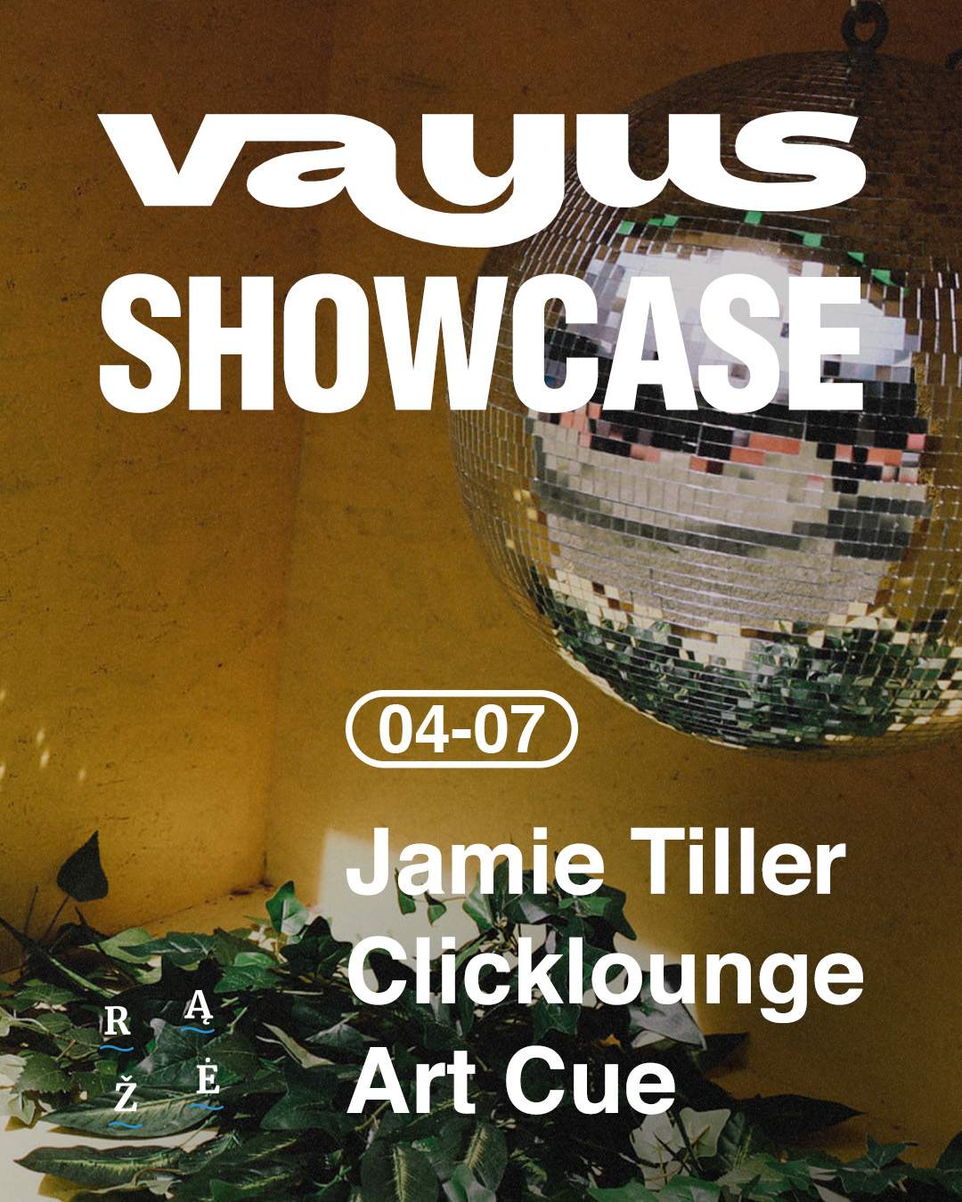 Vayus Showcase: Jamie Tiller, Clicklounge, Art Cue at Rąžė, Lituania