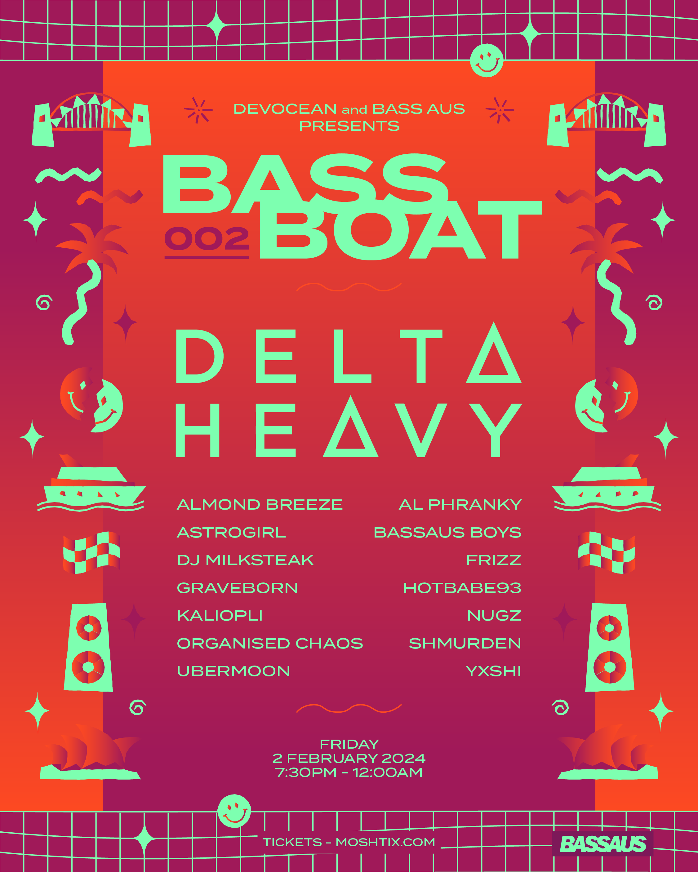 BassAus & DEVOCEAN presents: Delta Heavy (UK) at Inception Sydney, New ...