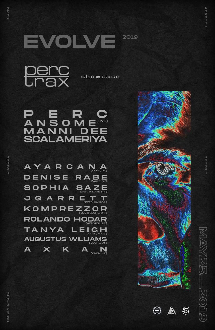 Evolve 2019: Perc Trax Showcase at TBA, Detroit