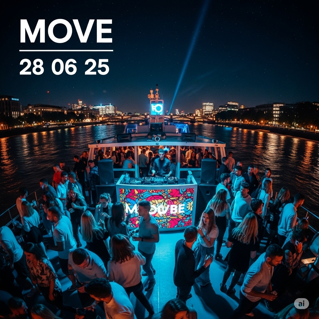 Move London Summer Sessions Boat party followed by E1 at Westminster ...