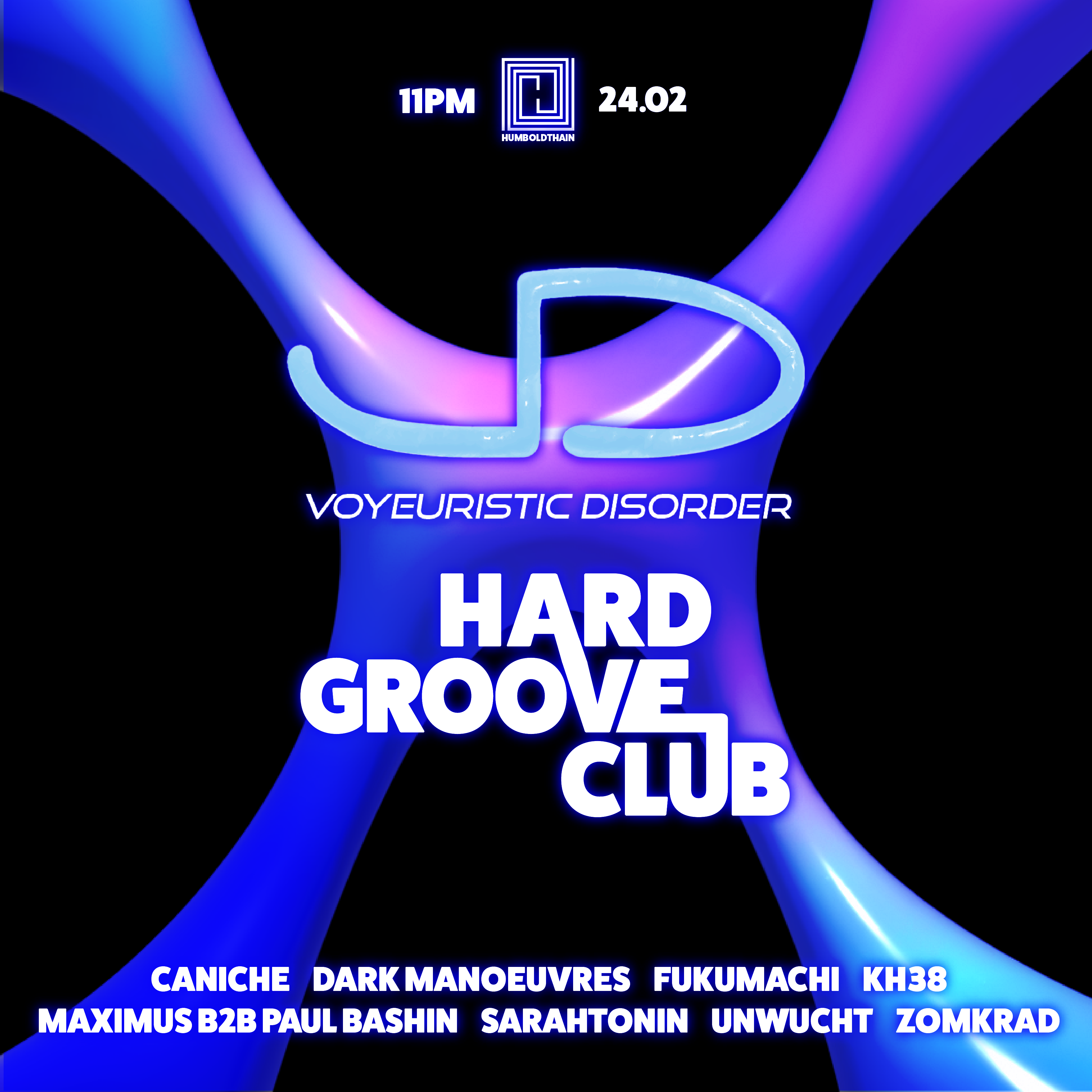 HARD GROOVE CLUB X Voyeuristic Disorder at Humboldthain Club, Berlin