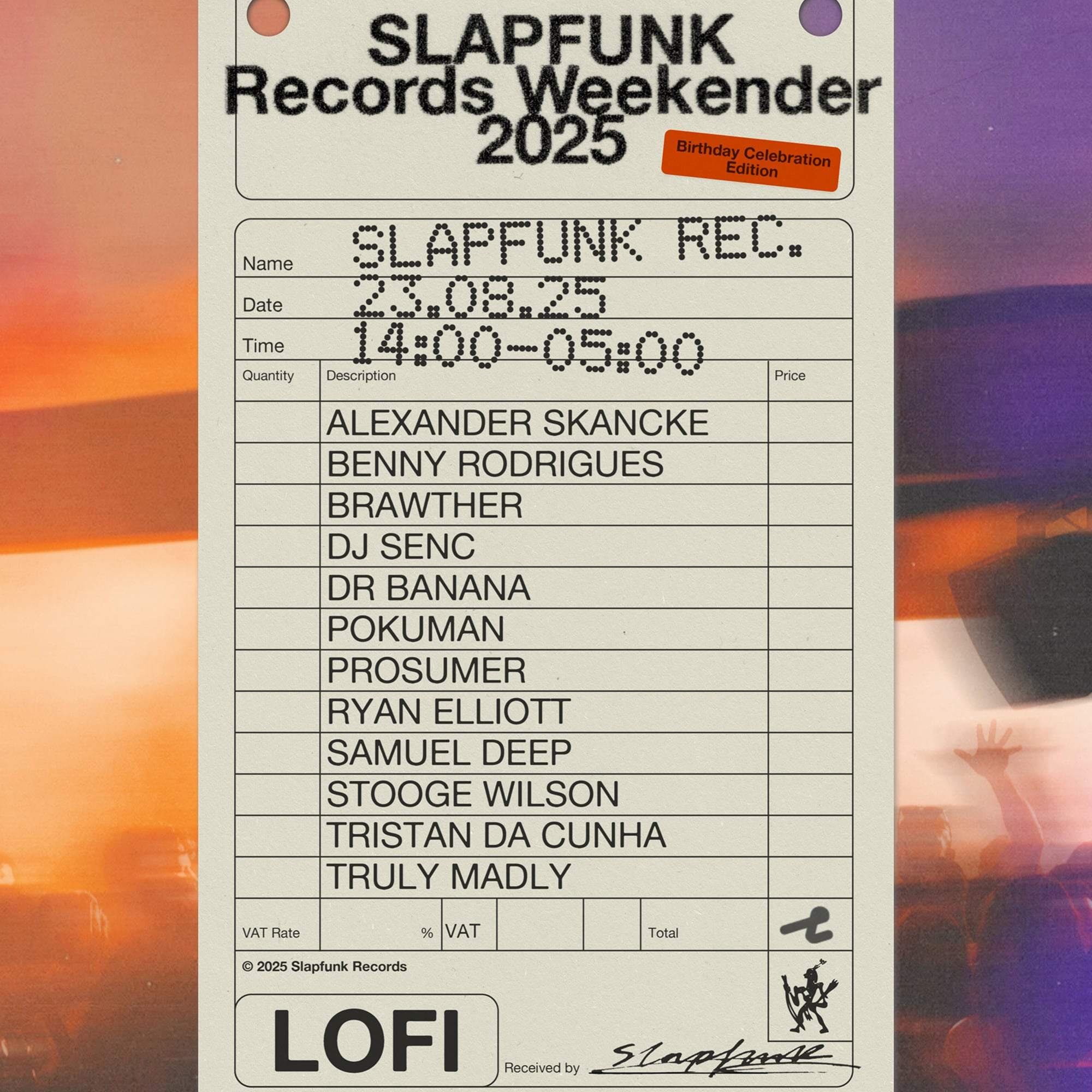 SlapFunk WKNDR 3 - Lofi at Lofi, Amsterdam