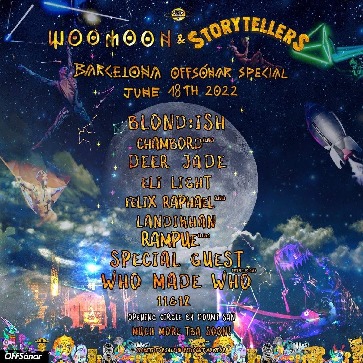 WooMooN & Storytellers OFFSónar 2022 en Poble Espanyol, Barcelona