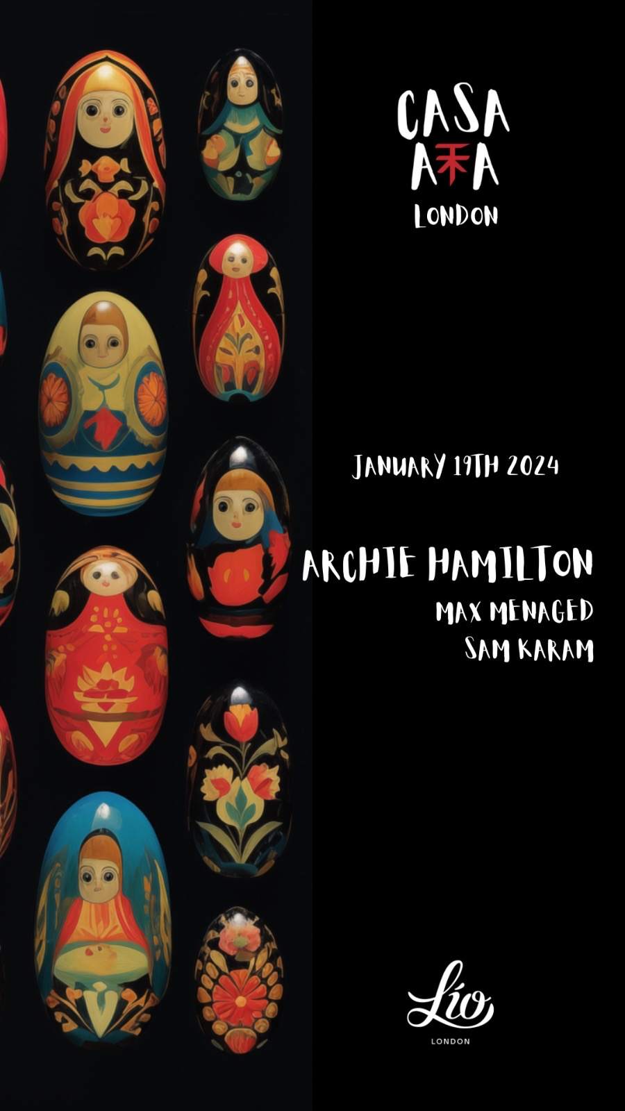 Casa Atarashi: Archie Hamilton, Max Menaged, Sam Karam at Lío London ...
