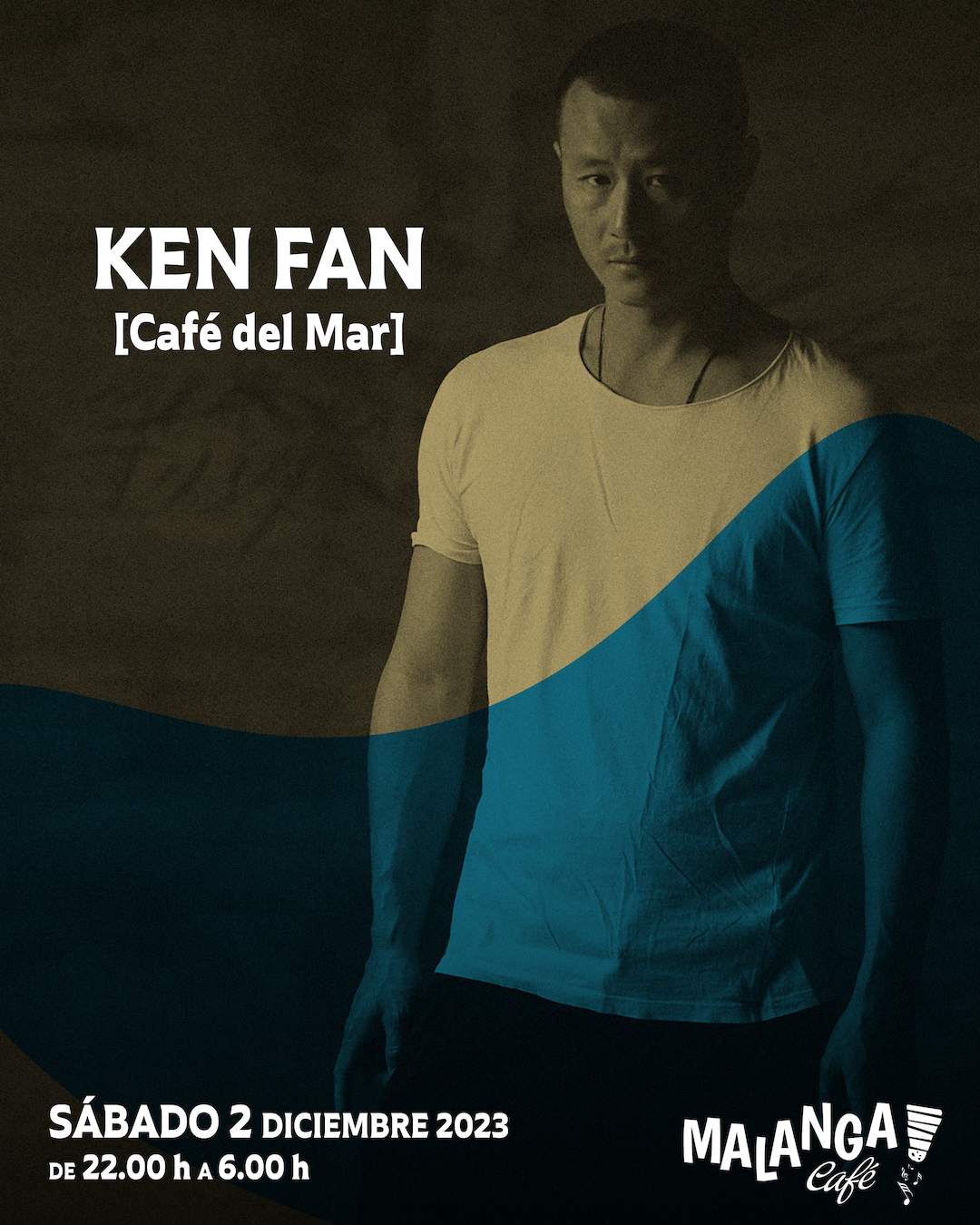 Ken Fan at Malanga Café, Ibiza