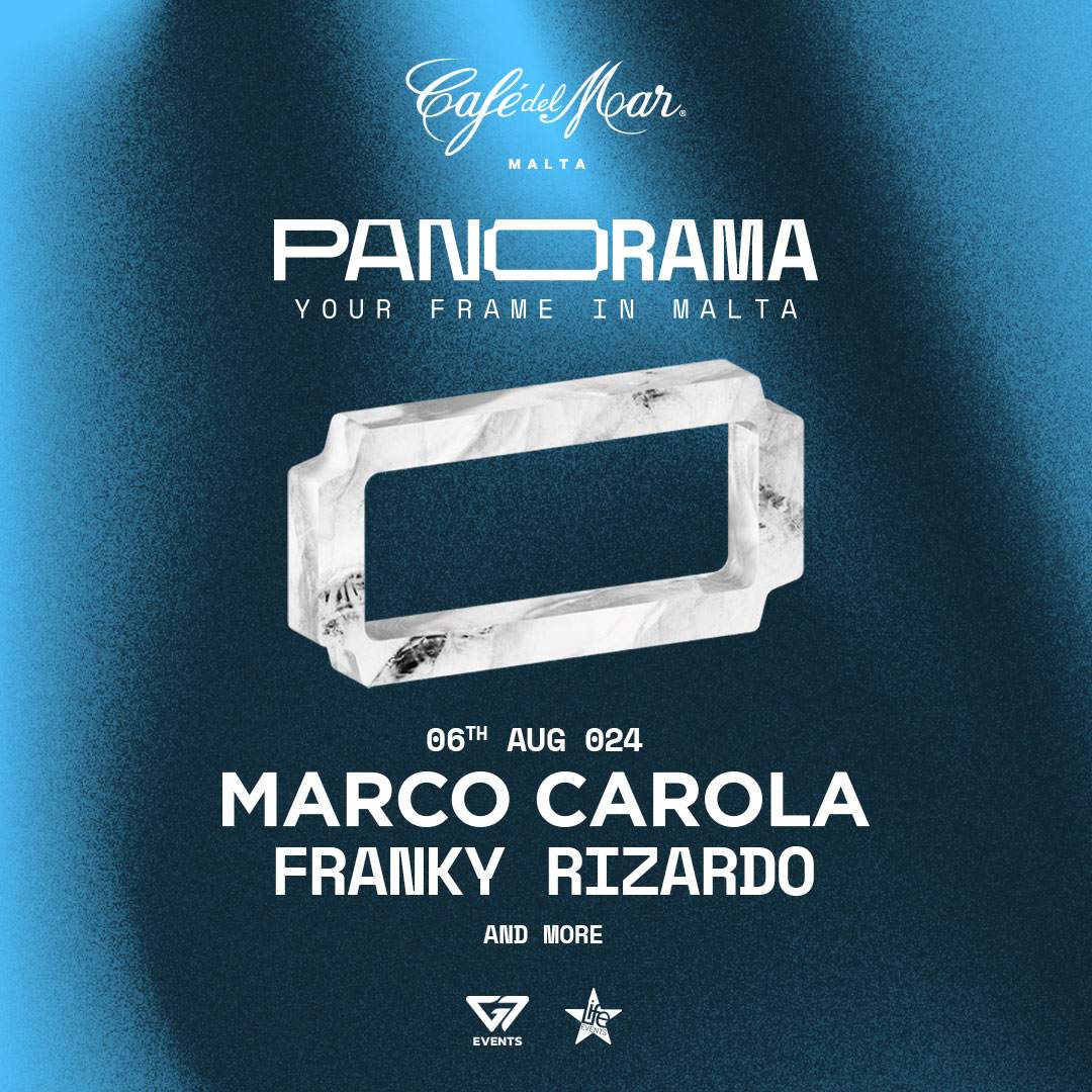 Panorama Malta presents Marco Carola at Café del Mar at Café del Mar Malta, Malta