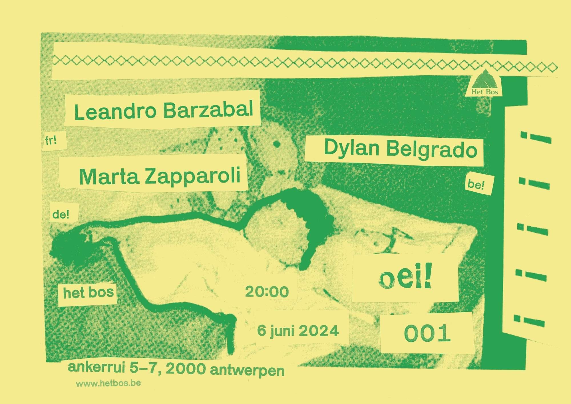 Oei! presents: Leandro Barzabal, Dylan Belgrado, Marta Zapparoli at Het ...