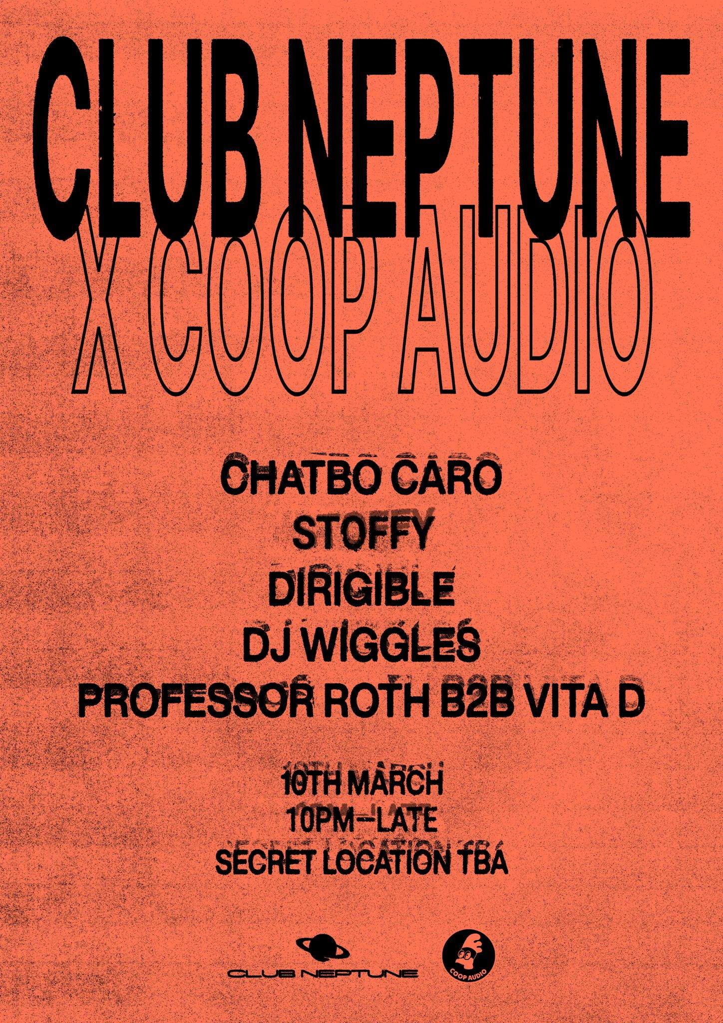 Club Neptune x Coop Audio: Round Three at TBA, London
