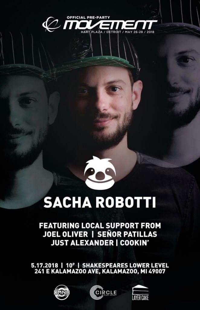 Official Movement Pre-Party with Sacha Robotti, Just Alexander, Cookin ...