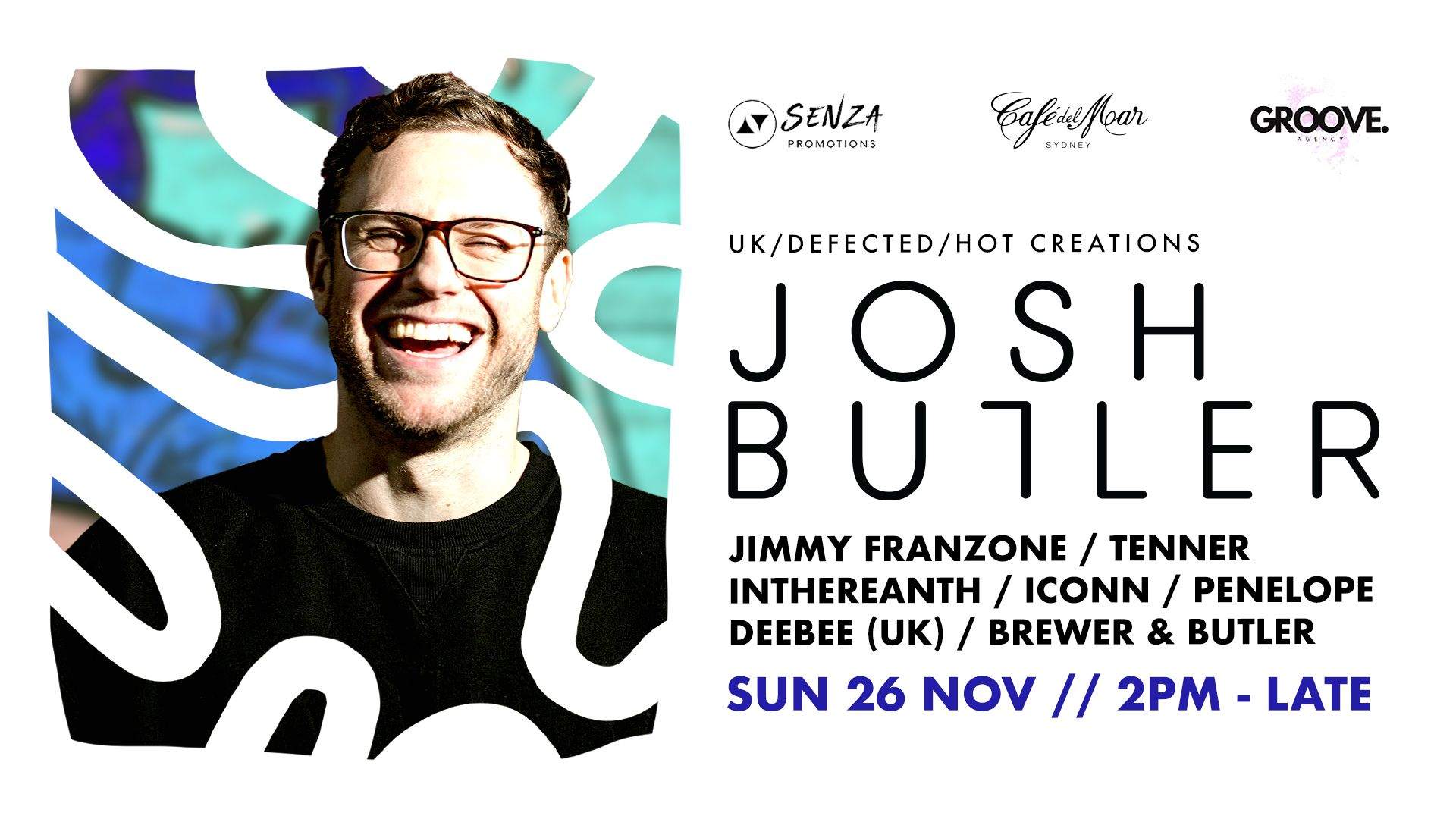 Josh Butler (uk) en Cafe Del Mar, Sydney