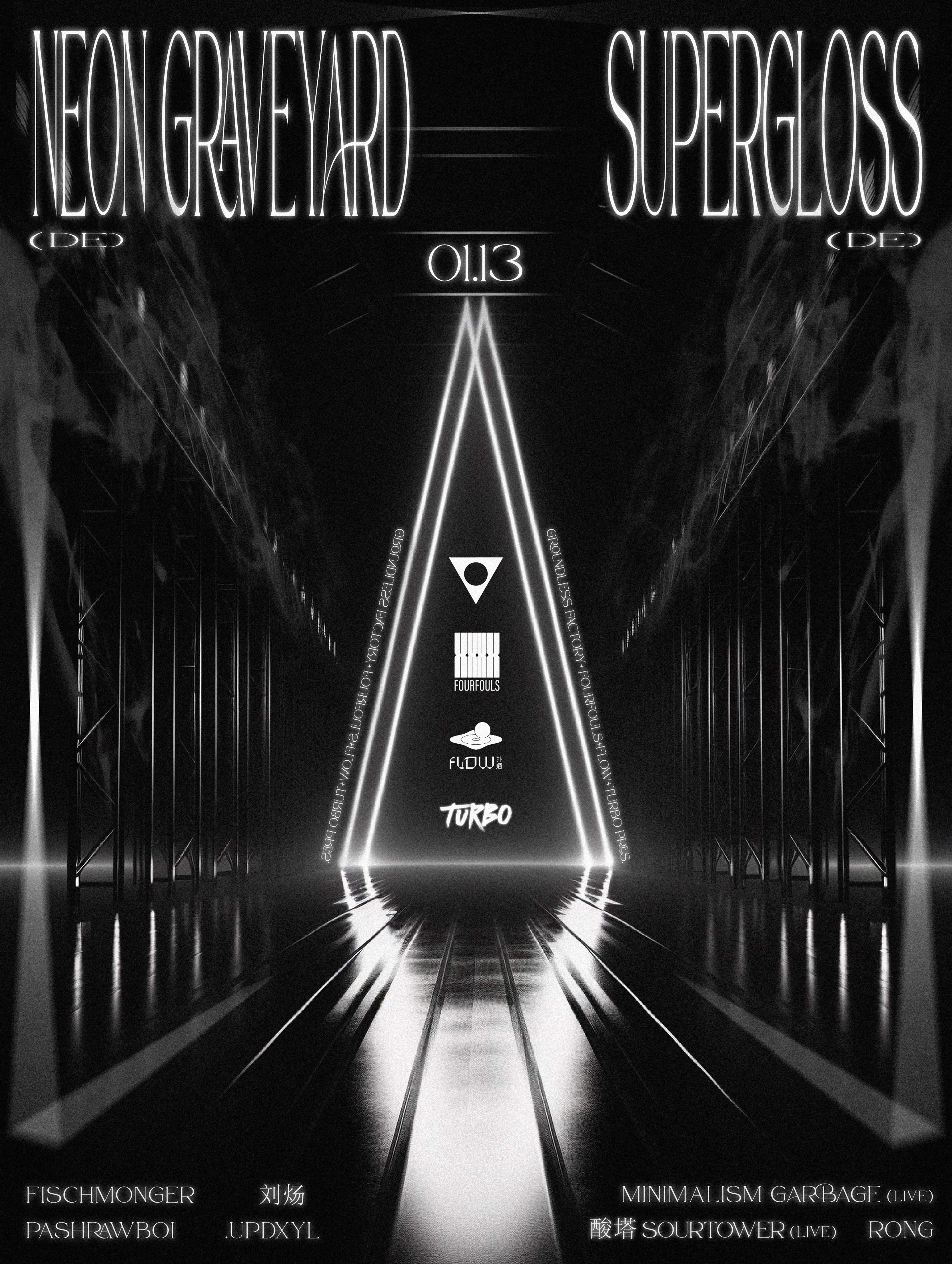 Berlin Ghost Twins: Neon Graveyard & Supergloss at Groundless Factory ...